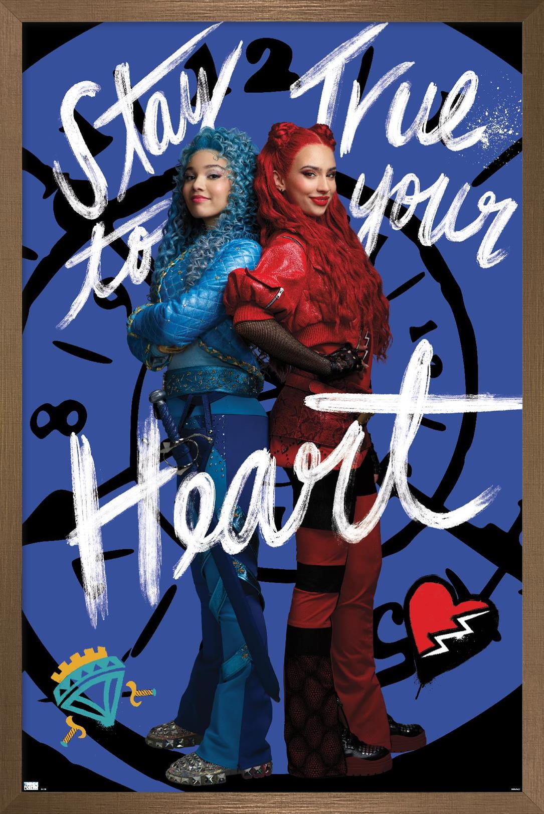 Disney Descendants: The Rise of Red - Stay True Wall Poster, 14.725" x ...