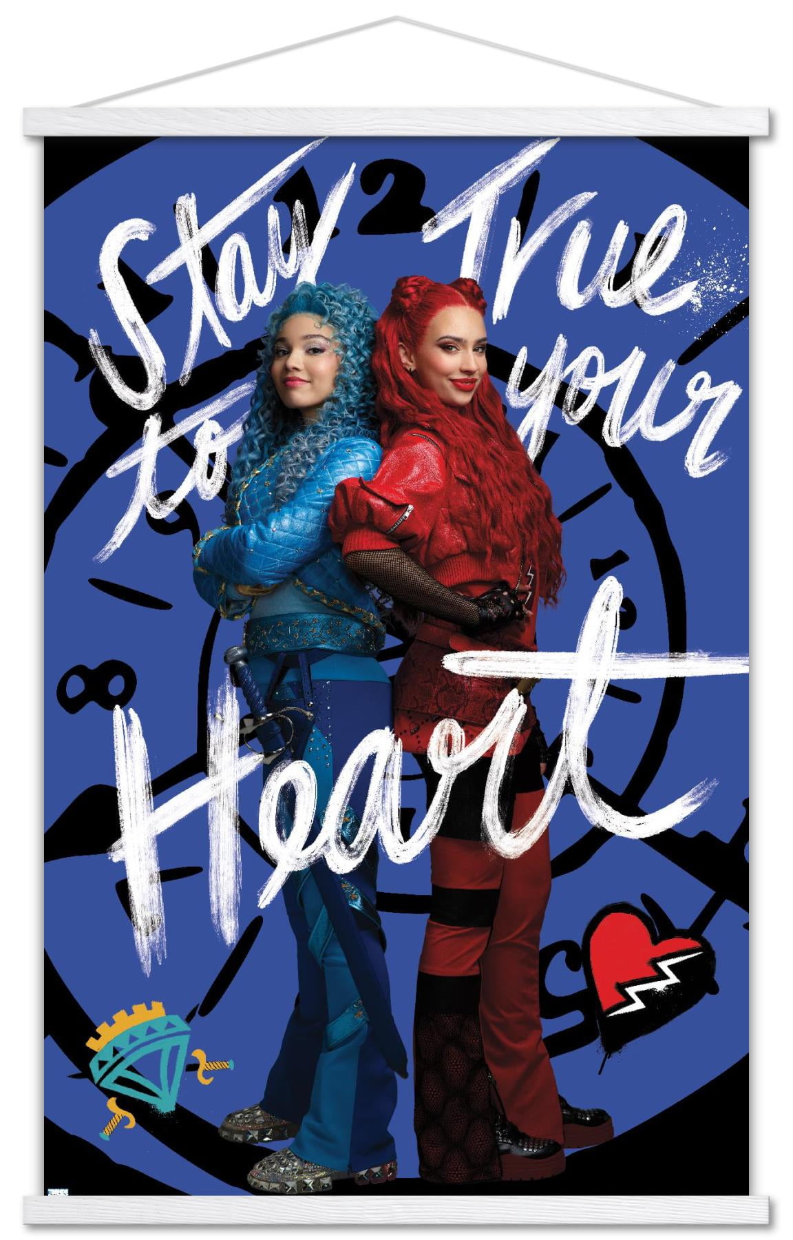 Disney Descendants: The Rise of Red - Stay True Wall Poster with ...