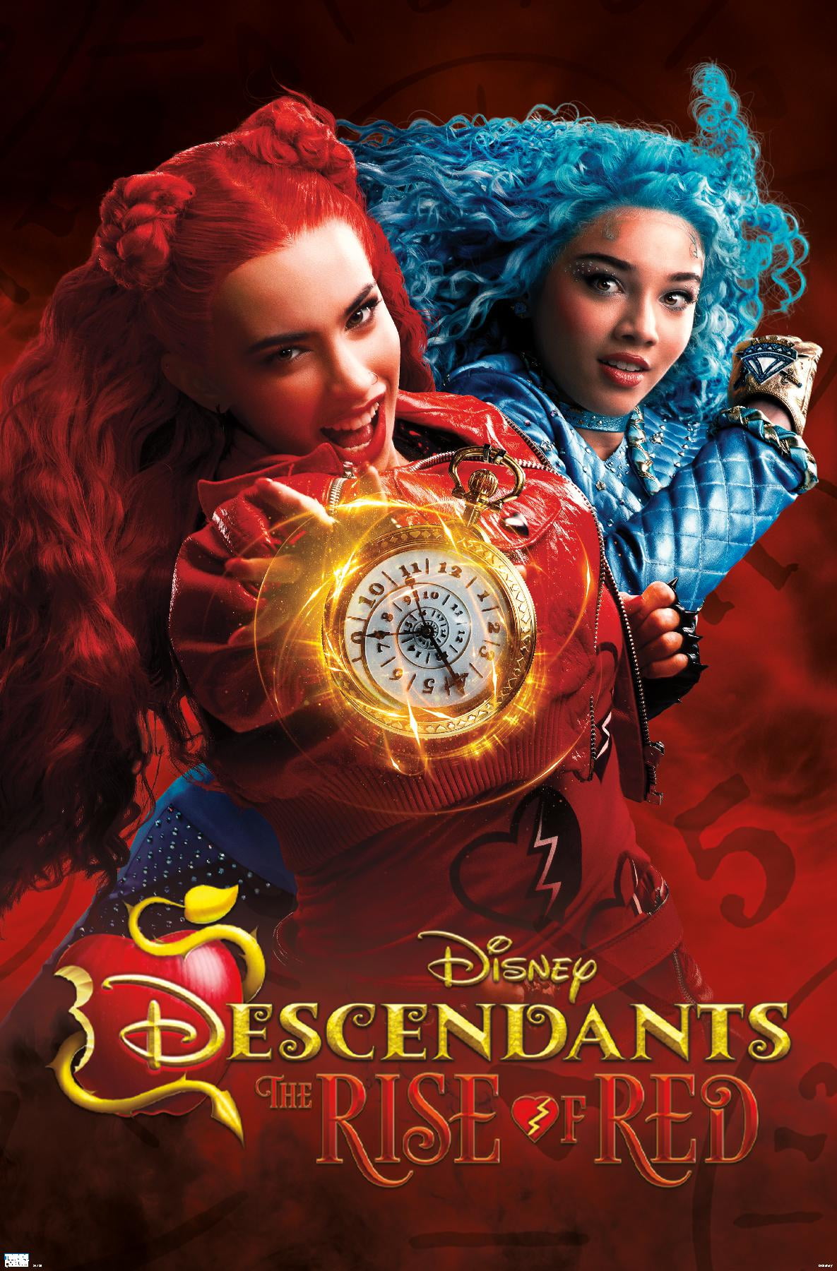 Disney Descendants: The Rise of Red - Time Wall Poster, 13" x 19 ...