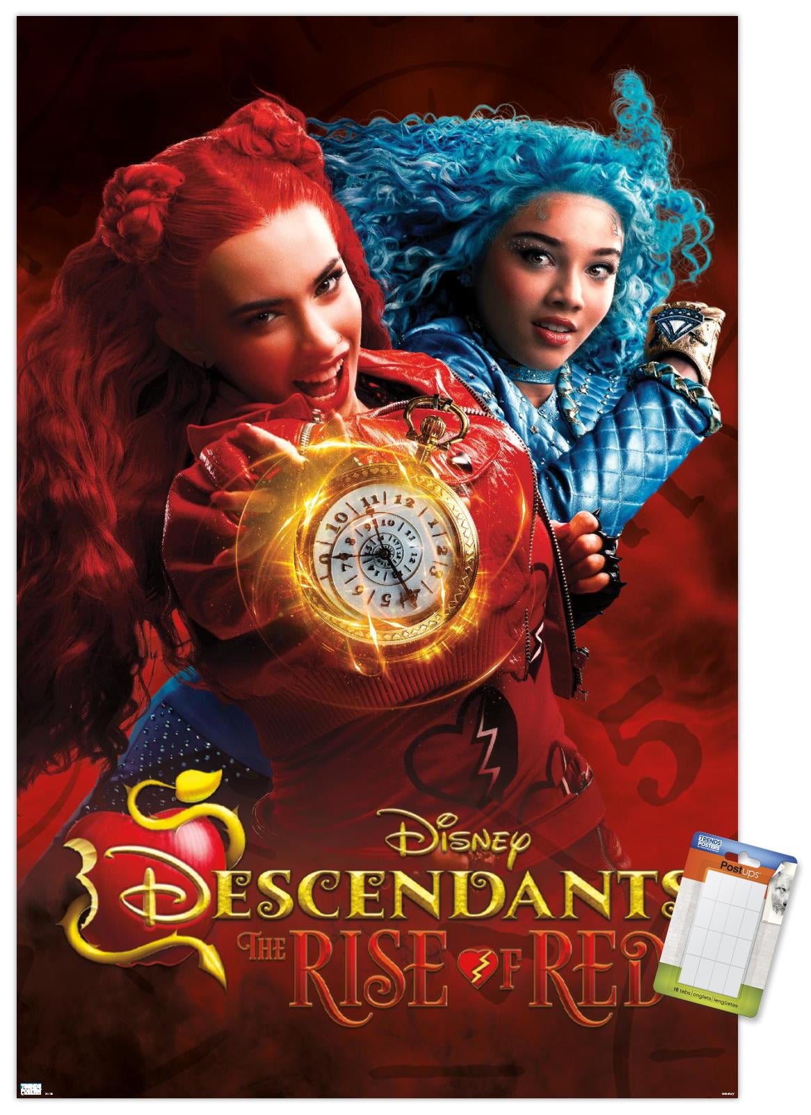 Disney Descendants: The Rise of Red - Time Wall Poster, 22.375" x 34 ...