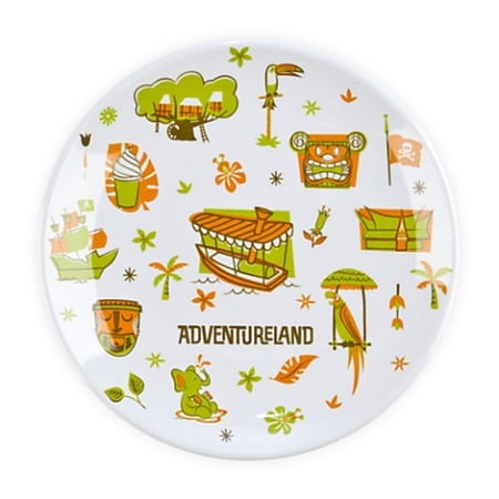 Disney Dessert Plate - Magic Kingdom - Adventureland Plate - 8 ...