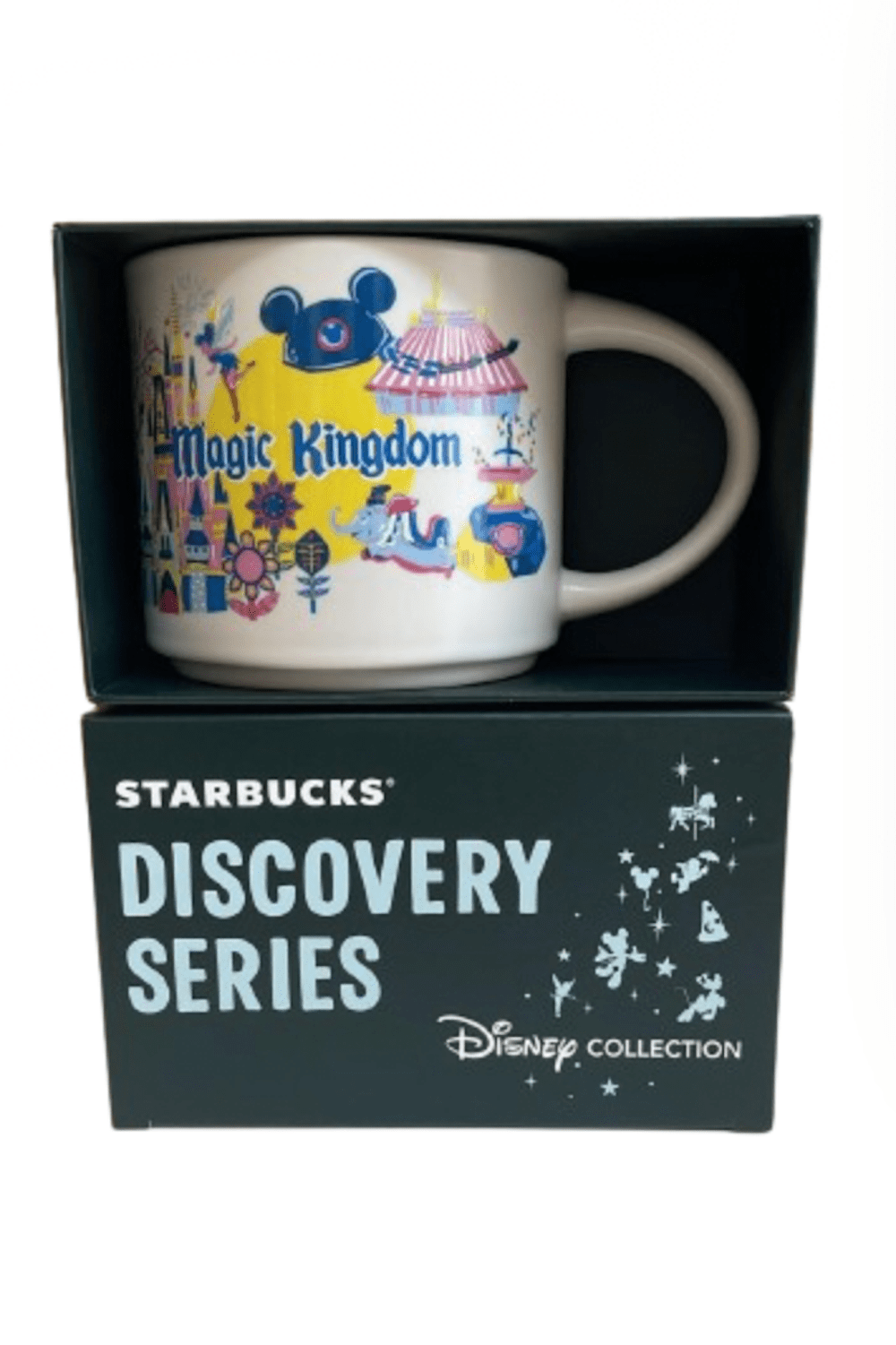 Disney Discovery Series Magic Kingdom 14 oz Ceramic Starbucks Coffee ...