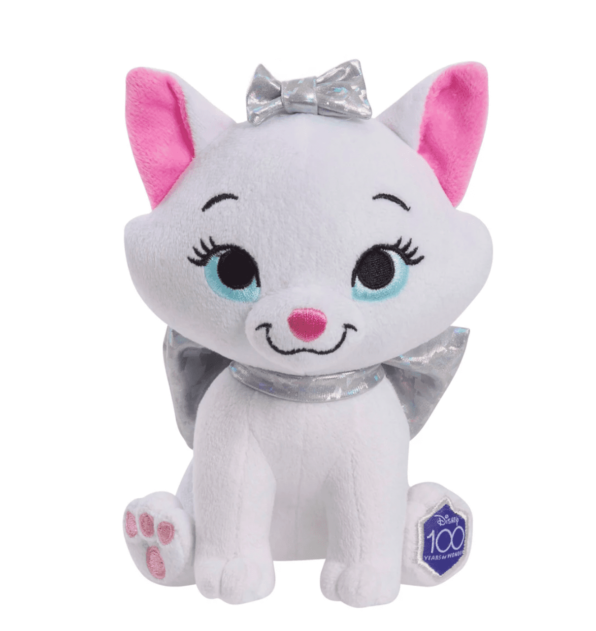 Disney 100 Celebration Platinum Accents Aristocats Marie Plush Stuffed ...