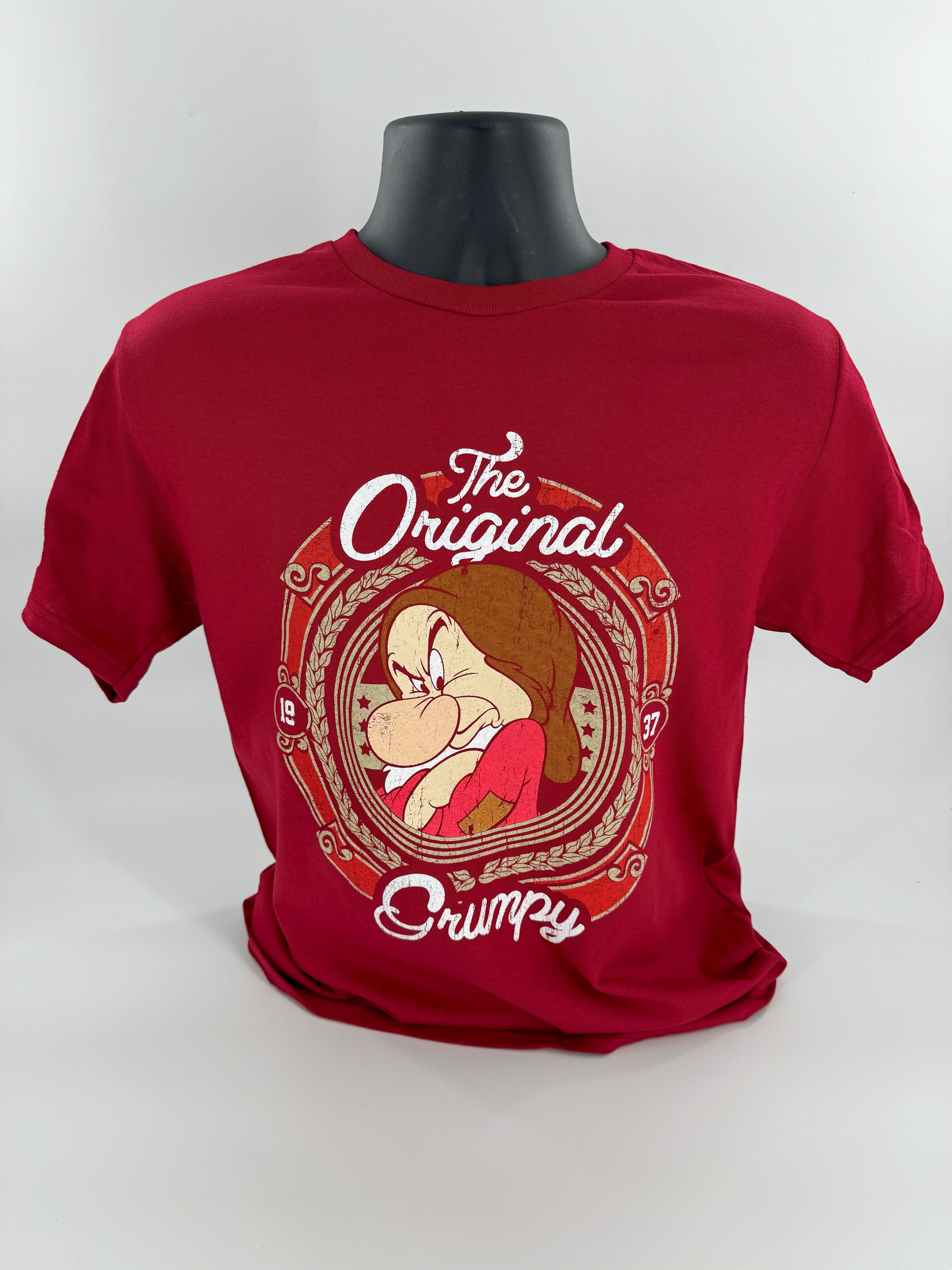 Disney Grumpy, Men's Short Sleeve Cardinal Tee, XLARGE - Walmart.com