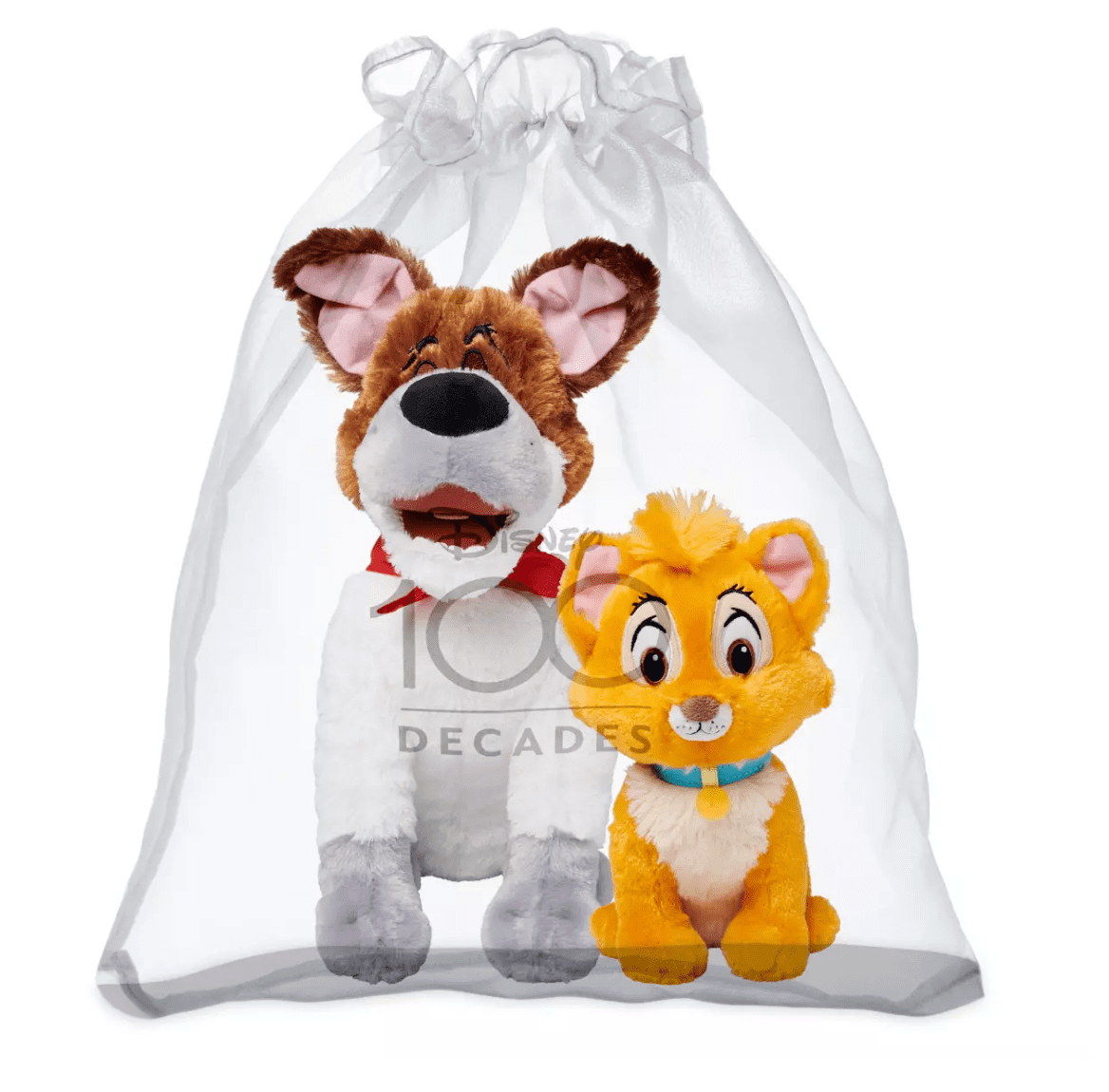 Disney 100 Decades 1980s Oliver and Dodger Stuffed Animal Buddy Plush ...