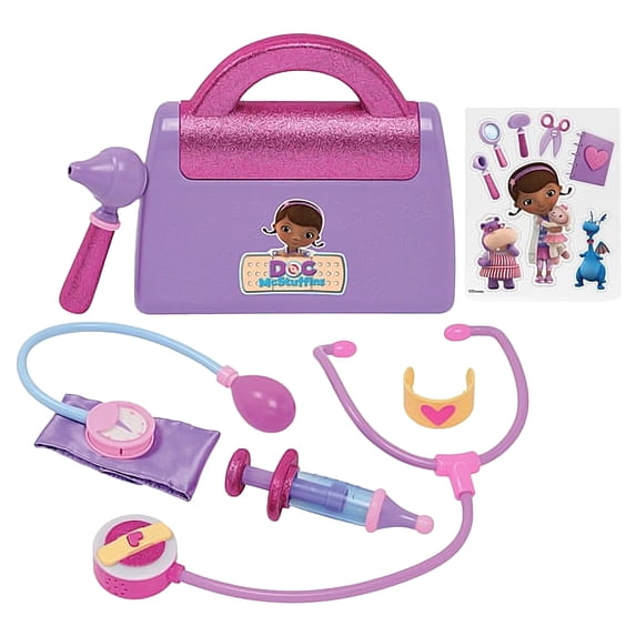 Disney Doc McStuffins Medical Toys Set: Doctor's Bag with Light-up ...