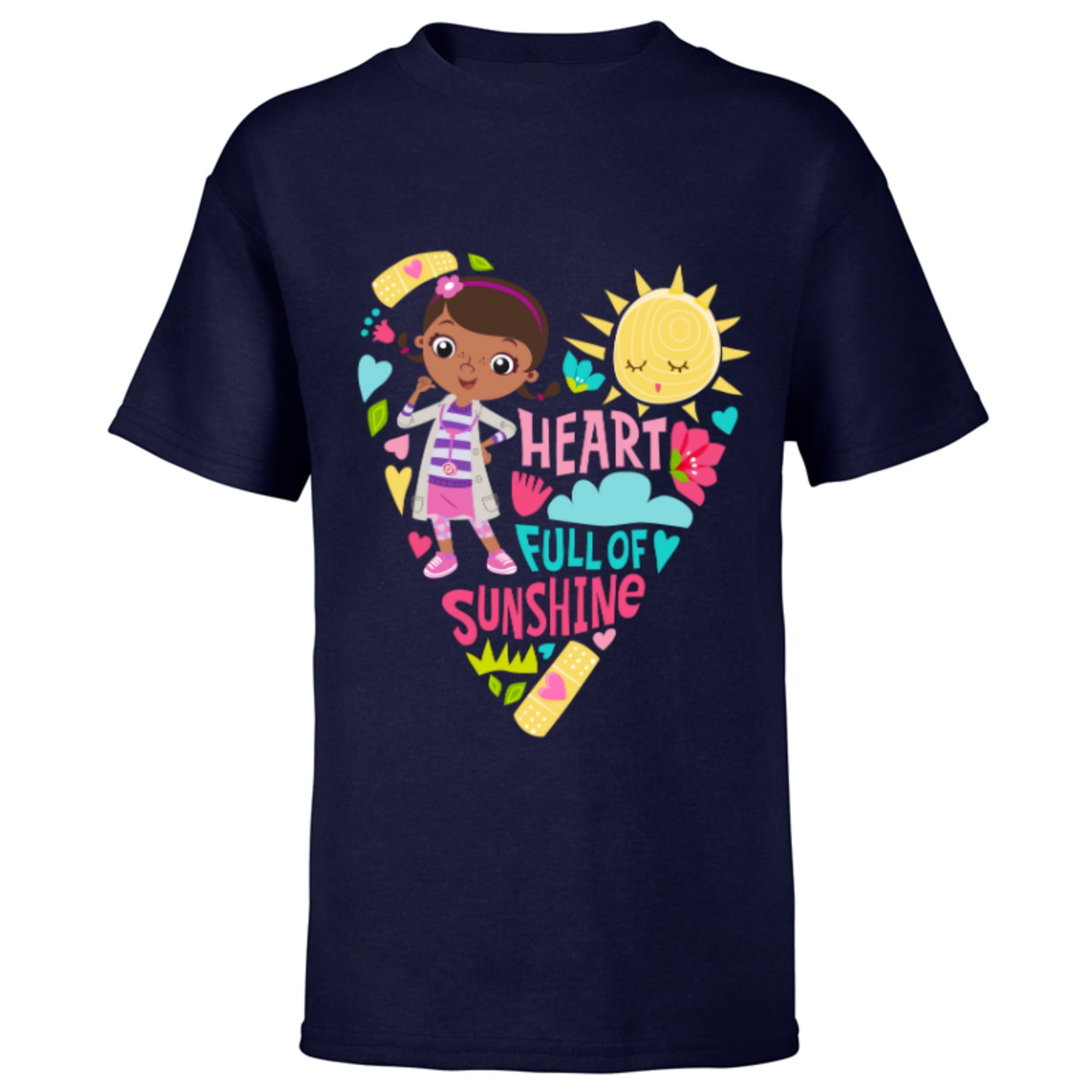 Disney Doc McStuffins Heart Full of Sunshine Girls’ - Short Sleeve T ...