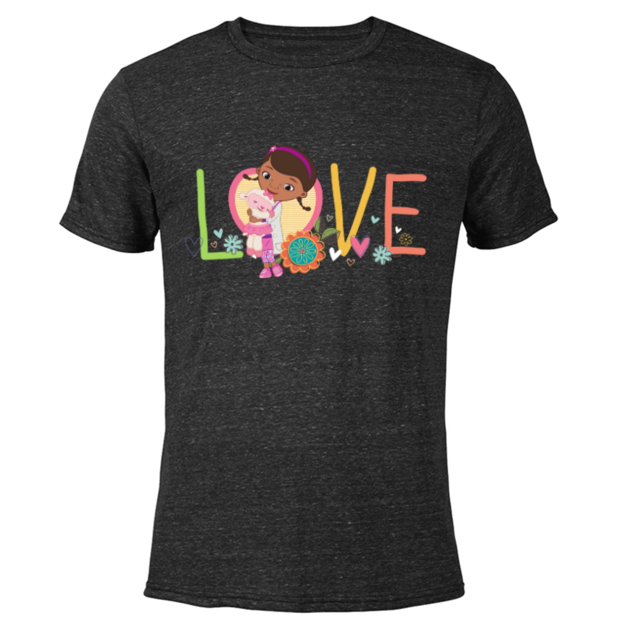 Disney Doc McStuffins and Lambie Love Girls’ - Short Sleeve Blended T ...