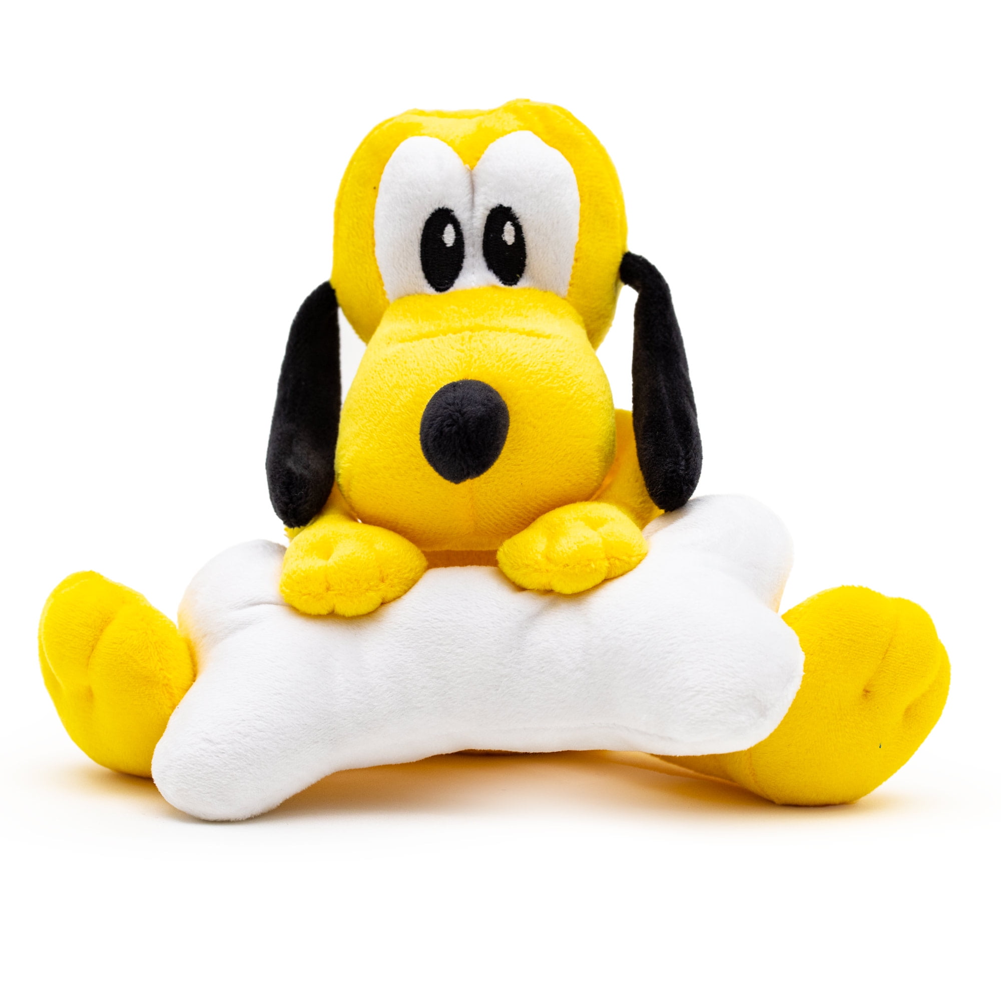 Disney Dog Toy, Disney Pluto with Bone Sitting Pose Pet Toy, Ballistic ...