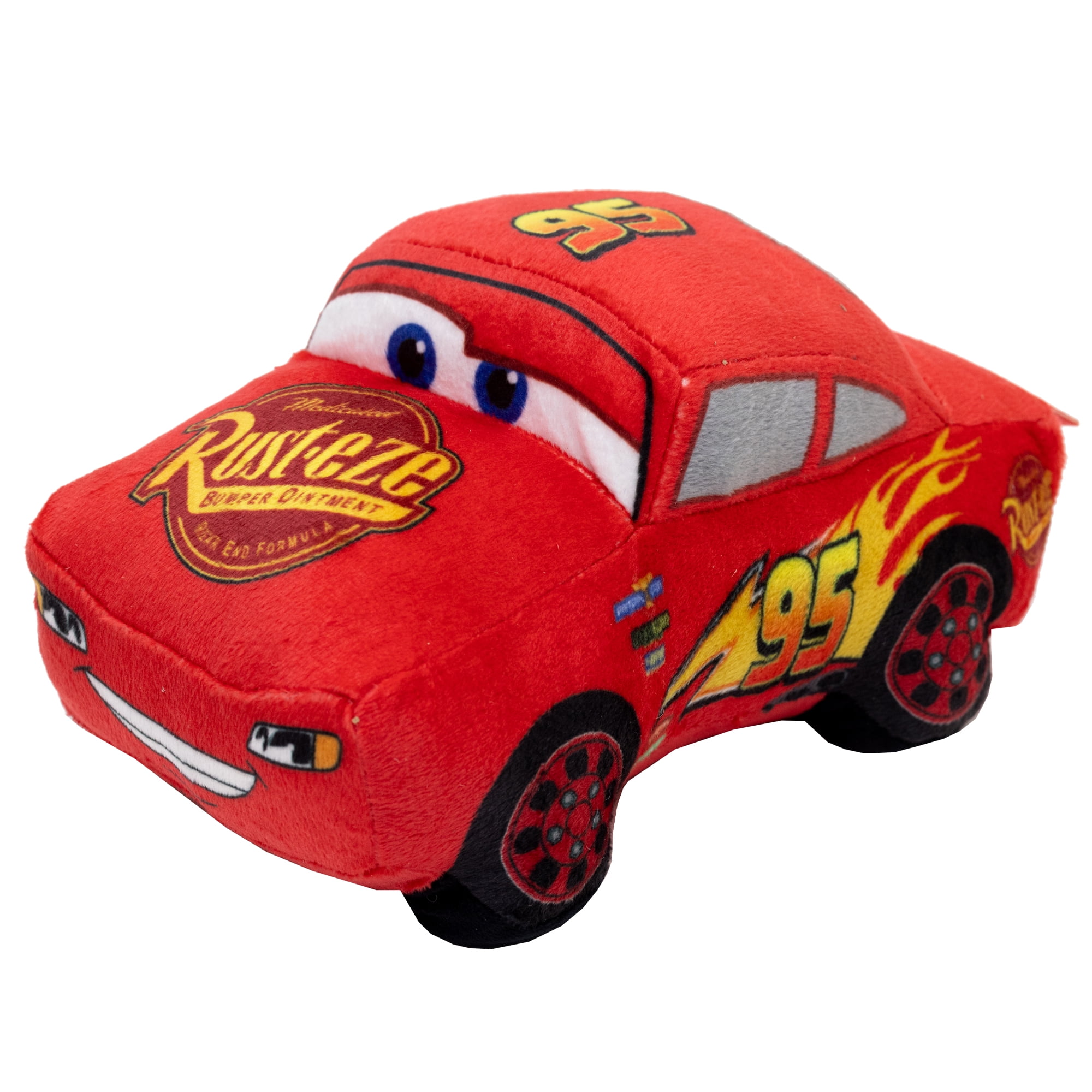 Disney Dog Toy, Pixar Car Lightning McQueen Race Car Replica, Plush ...