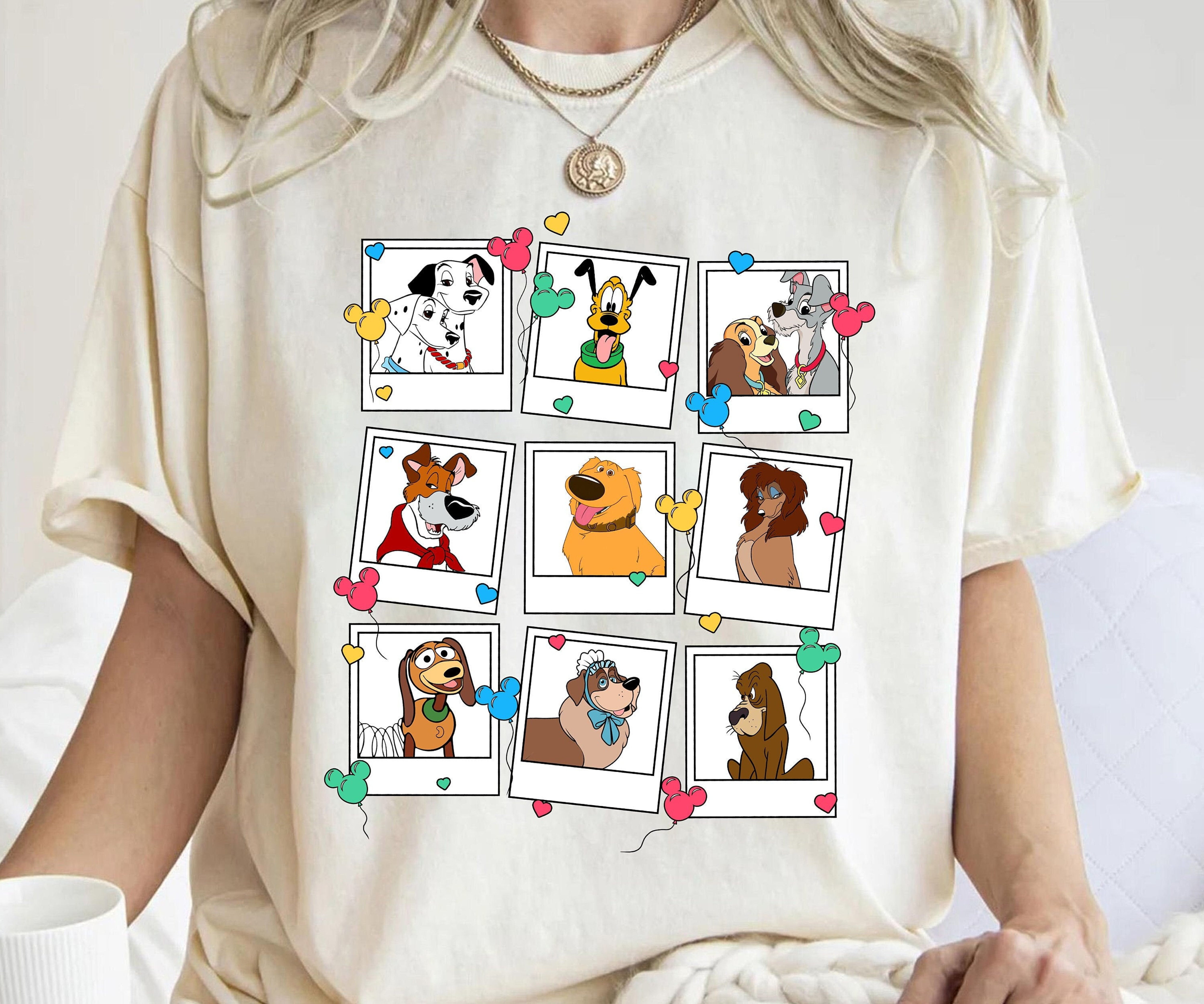 Disney Dogs Mickey Balloon Box Up Shirt, Disney Dog Puppies Shirt ...