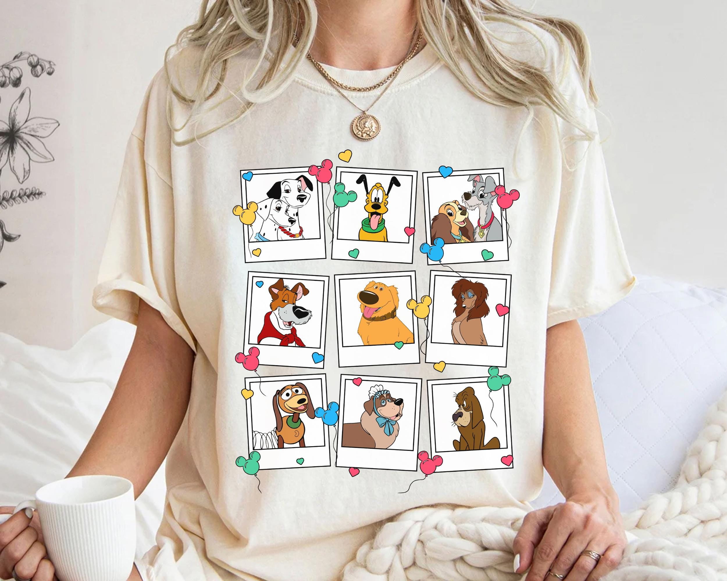 Disney Dogs Photo Book Balloon Pluto Dug Slinky Lady And Champ Disney ...