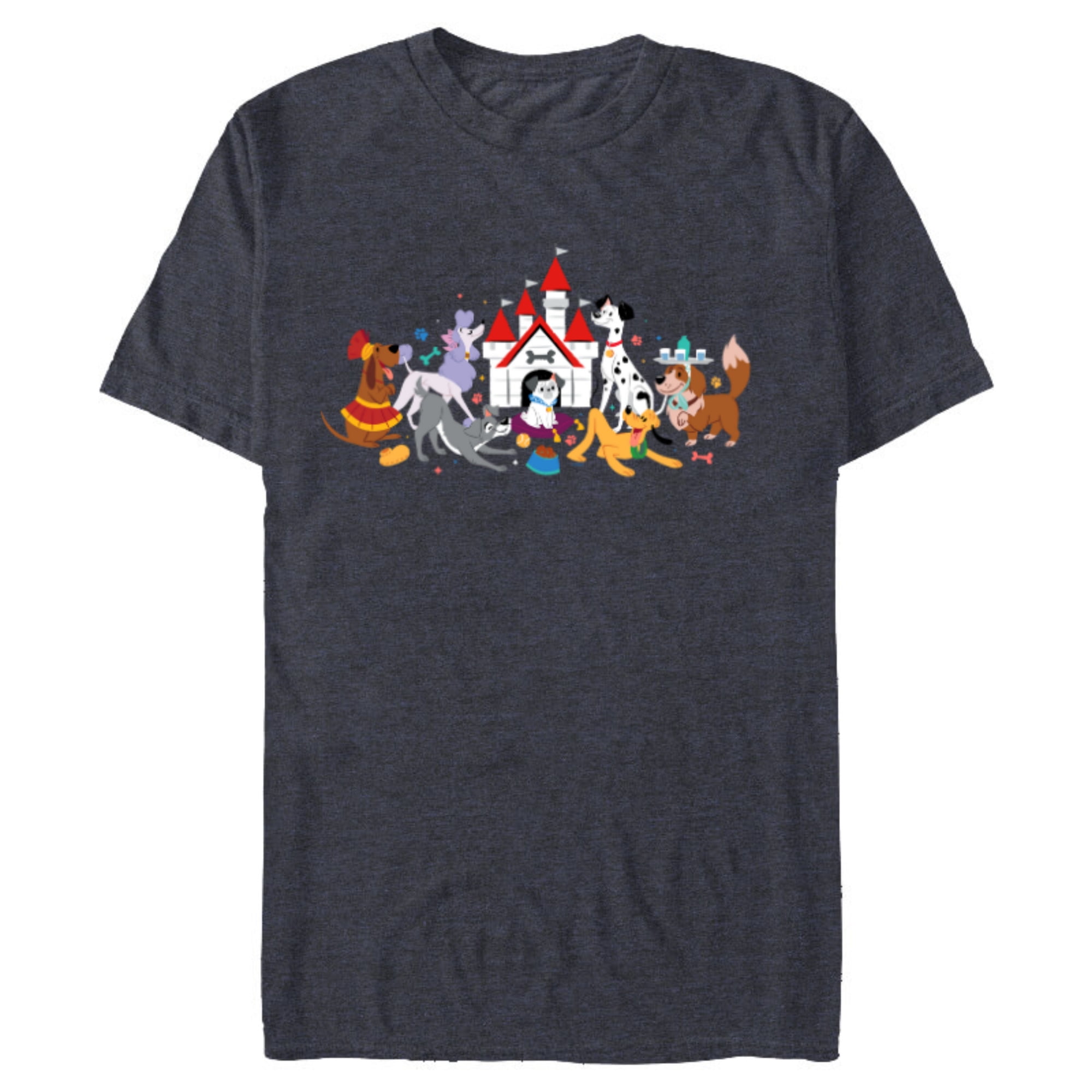 Disney Dogs Puppy Friends - Short Sleeve Blended T-Shirt for Adults ...