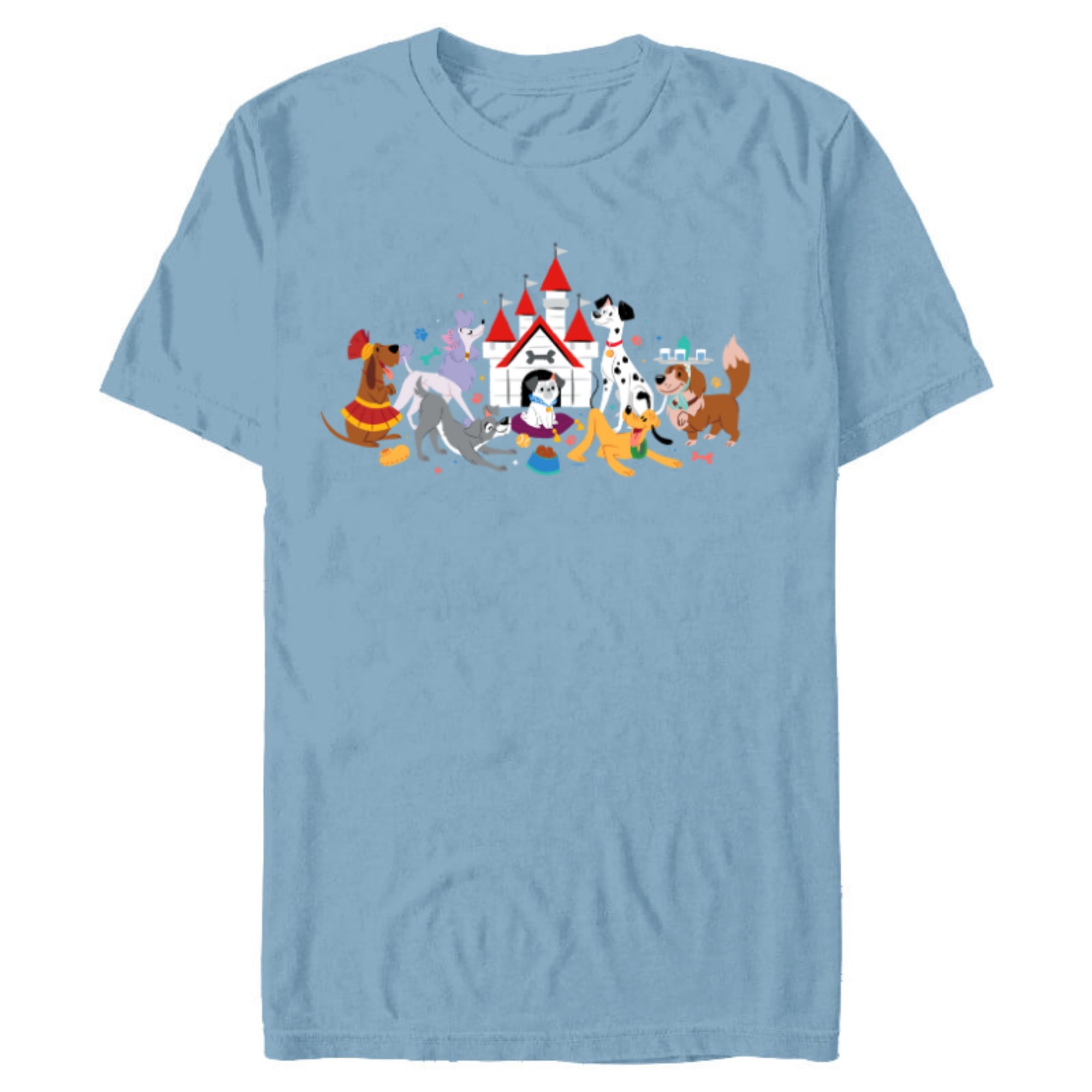 Disney Dogs Puppy Friends - Short Sleeve Blended T-Shirt for Adults ...