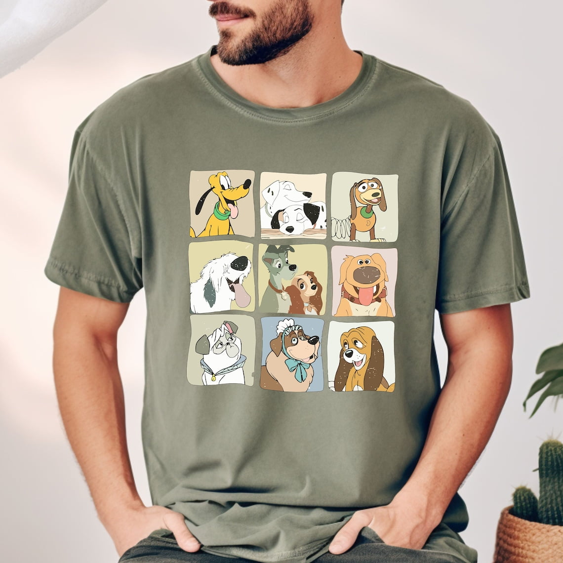 Disney Dogs T-Shirt, Dog Lovers, Disneyland Shirt, Disney World, Cute ...