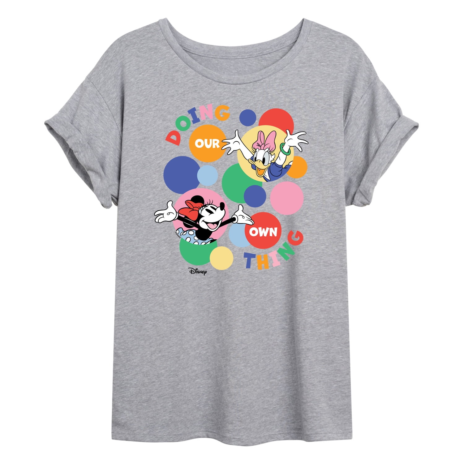 Disney - Doing Our Own Thing - Women's Oversized T-Shirt - Walmart.com