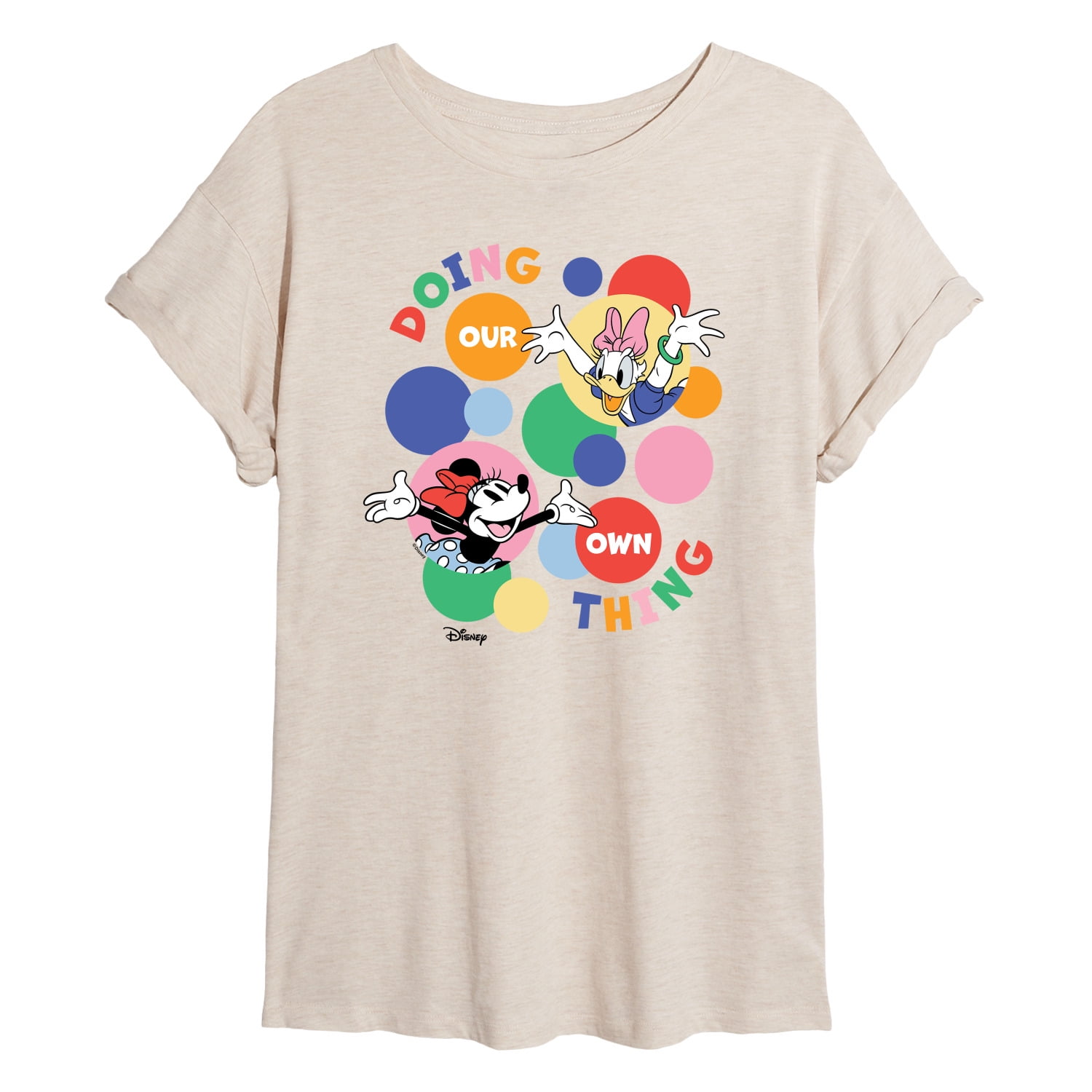 Disney - Doing Our Own Thing - Women's Oversized T-Shirt - Walmart ...