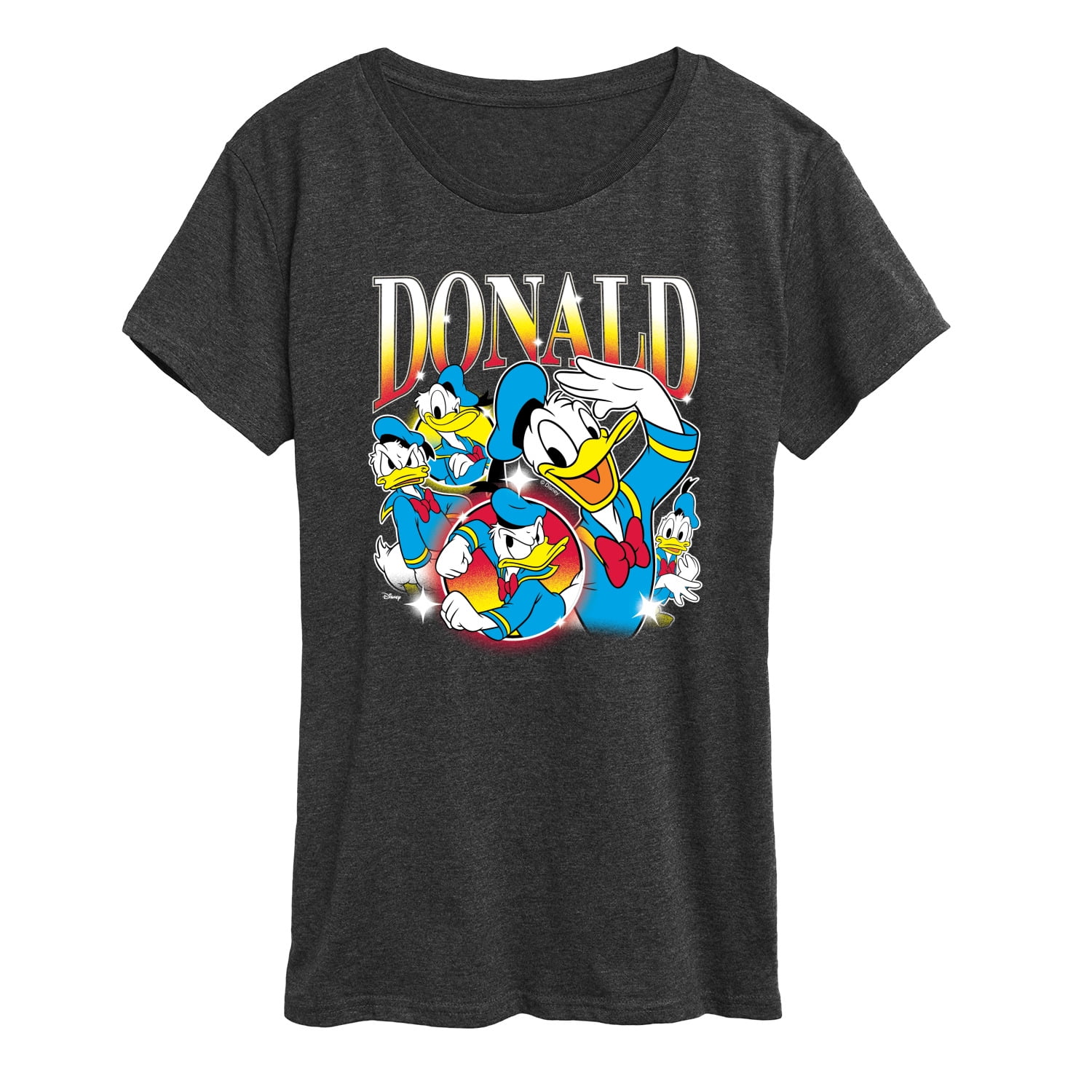 Disney - Donald 90S - Women's Short Sleeve Graphic T-Shirt - Walmart.com