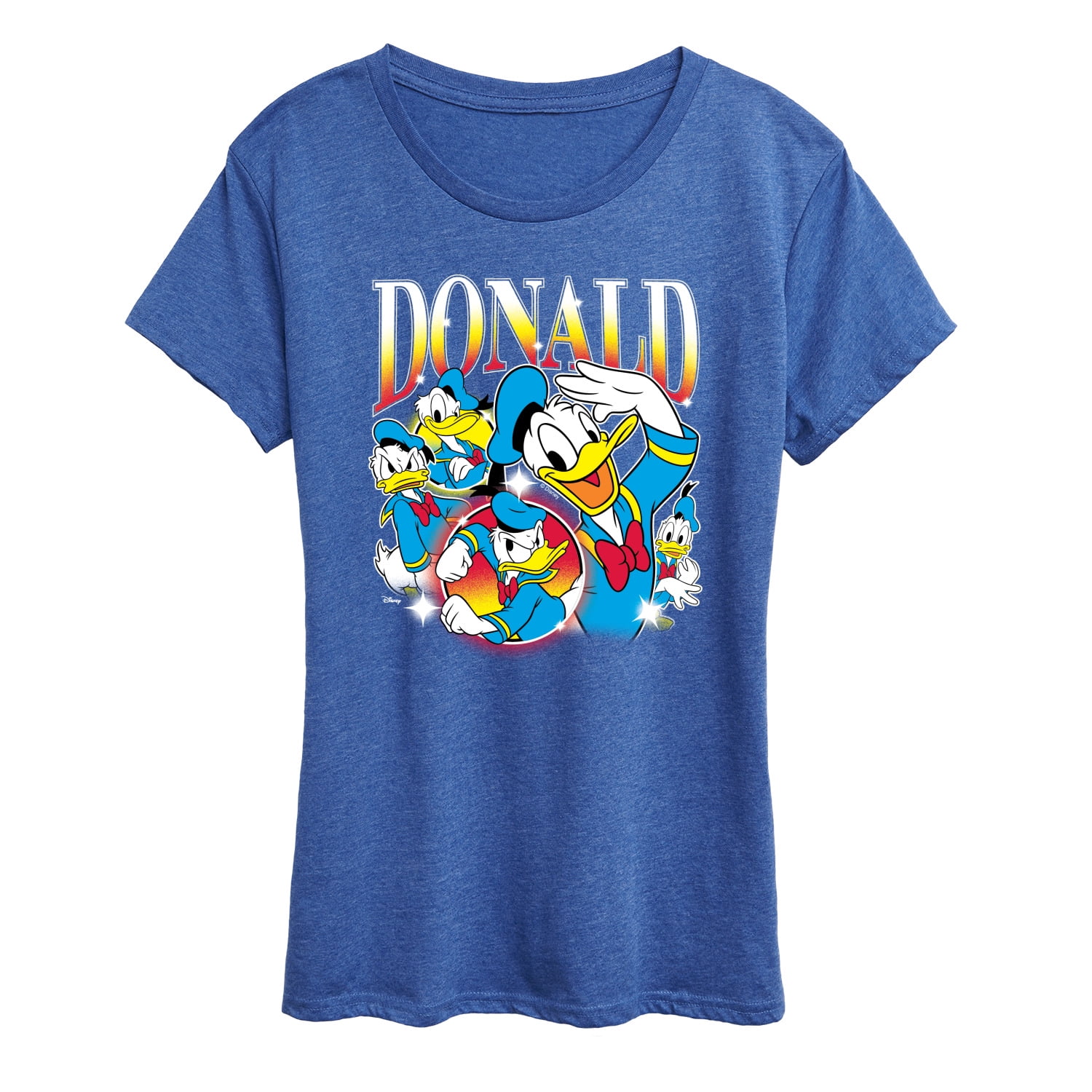 Disney - Donald 90S - Women's Short Sleeve Graphic T-Shirt - Walmart.com