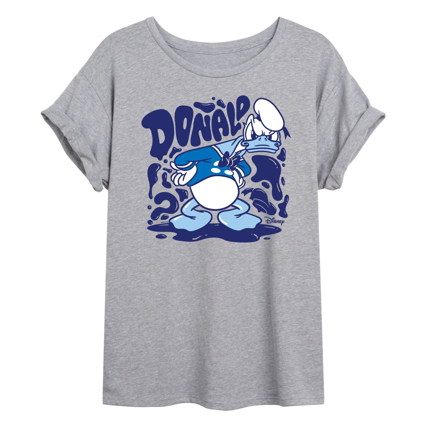 Disney - Donald Drip - Juniors Ideal Flowy Muscle T-Shirt - Walmart.com