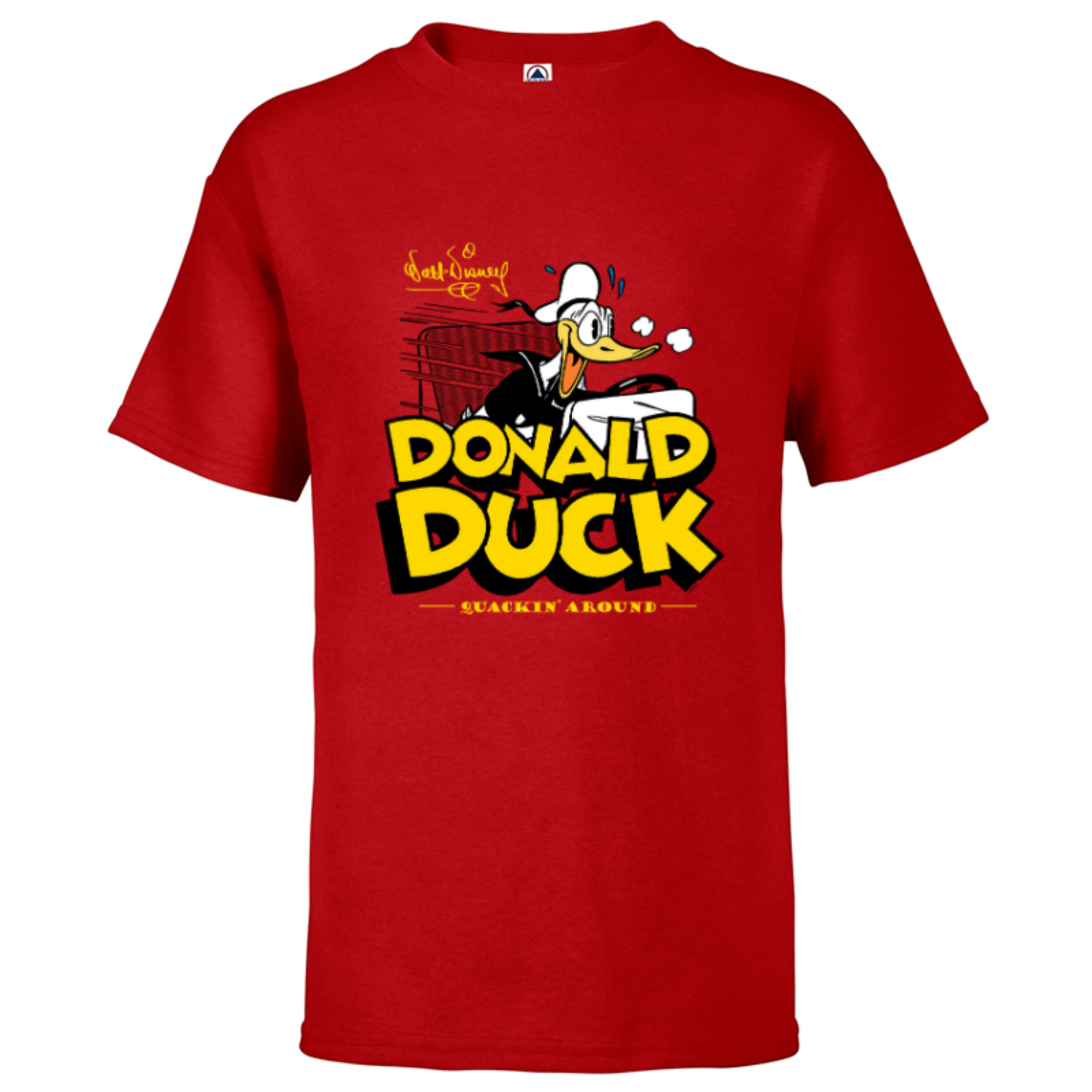Disney Donald Duck 90th Anniversary Quackin’ Around Retro- Short Sleeve ...