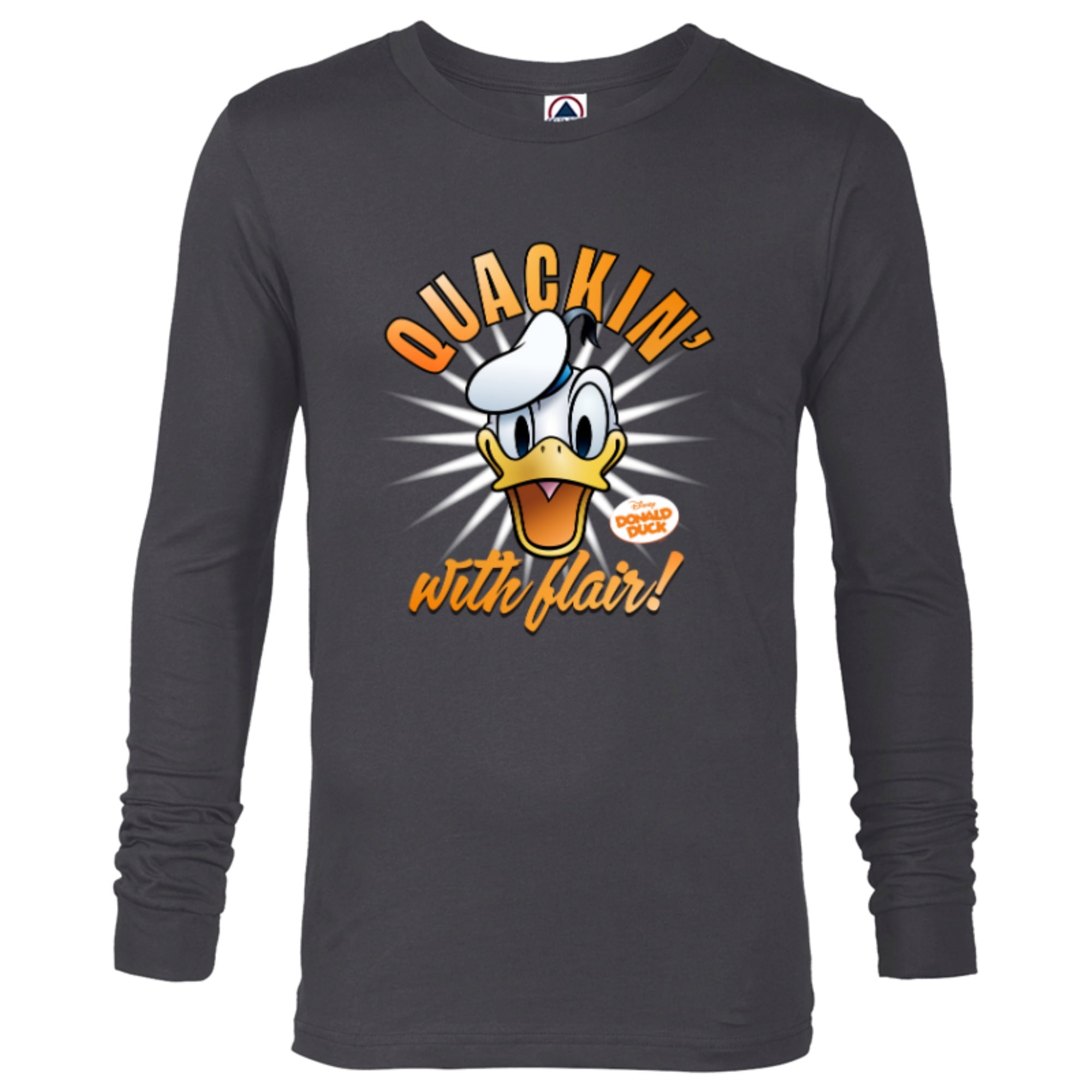 Disney Donald Duck 90th Anniversary Quackin’ With Flair!- Long Sleeve T ...