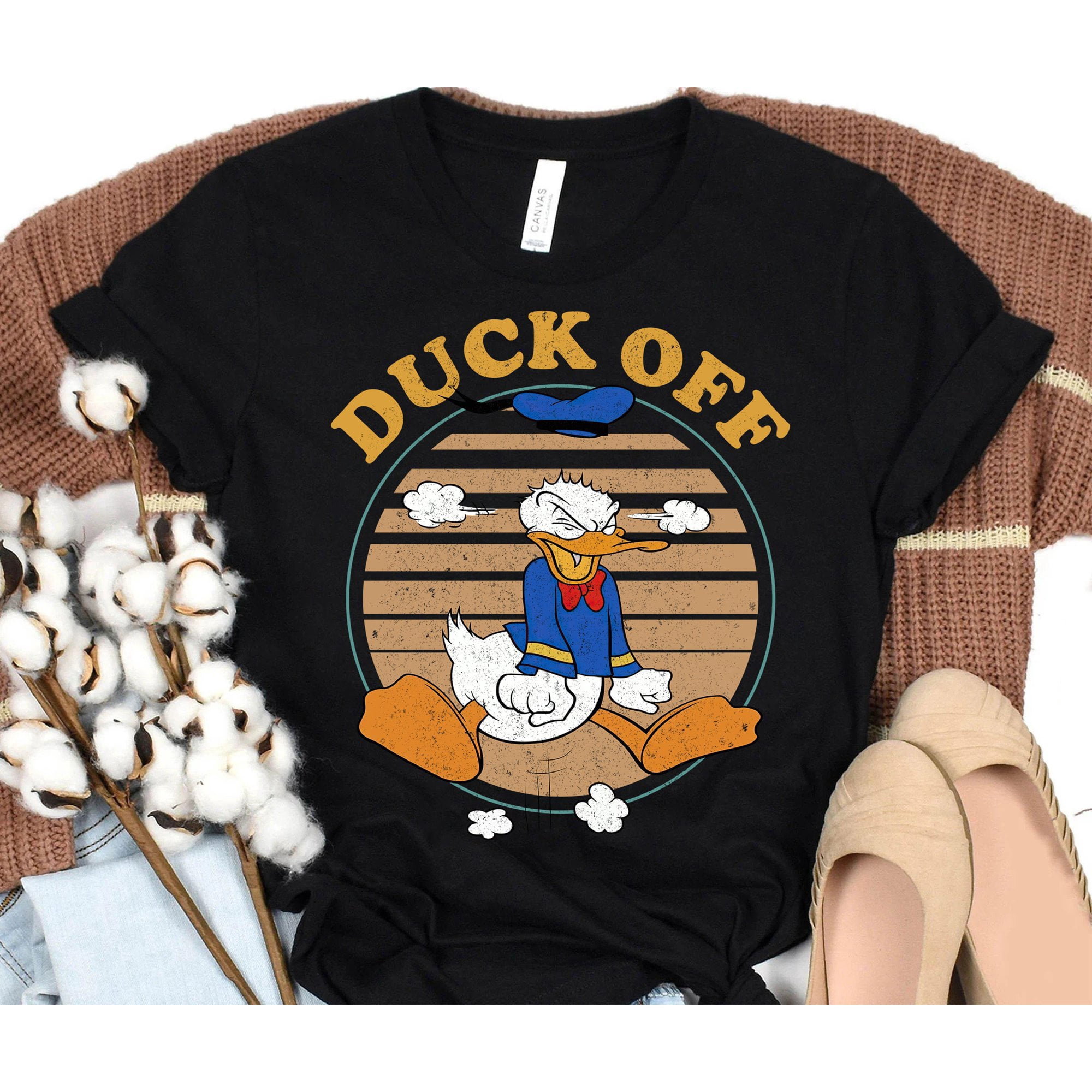 Disney Donald Duck Angry Duck Off Vintage T-Shirt, Mickey and Friends ...