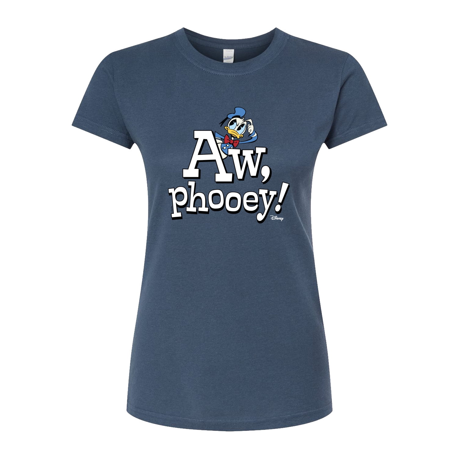 Disney - Donald Duck - Aw, Phooey! - Juniors Fitted Graphic T-Shirt ...