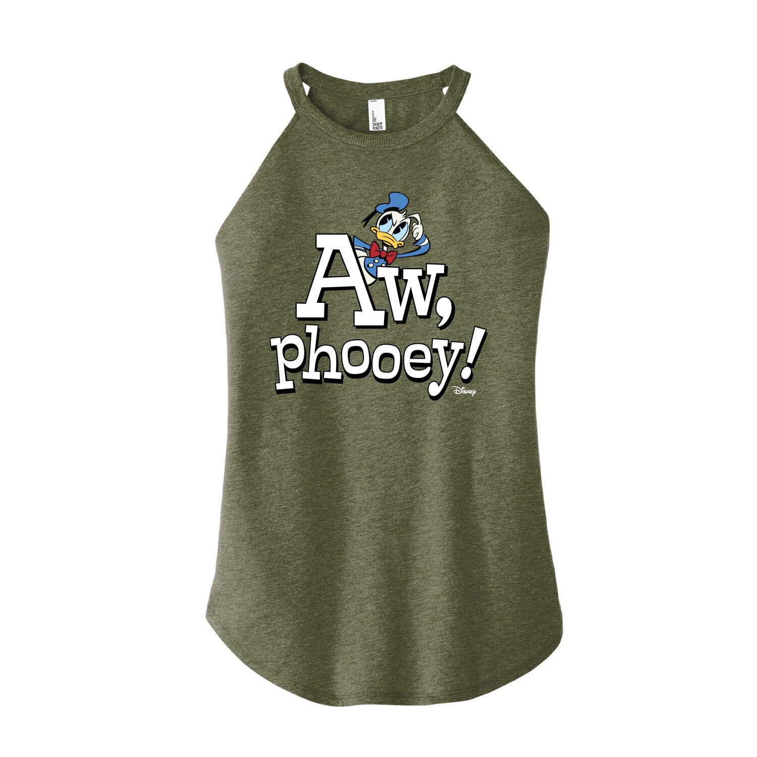 Disney - Donald Duck - Aw, Phooey! - Juniors High Neck Tank Top ...