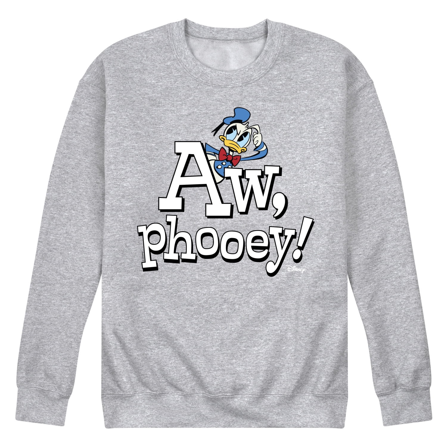 Disney - Donald Duck - Aw, Phooey! - Men's Crew Neck Fleece Pullover ...