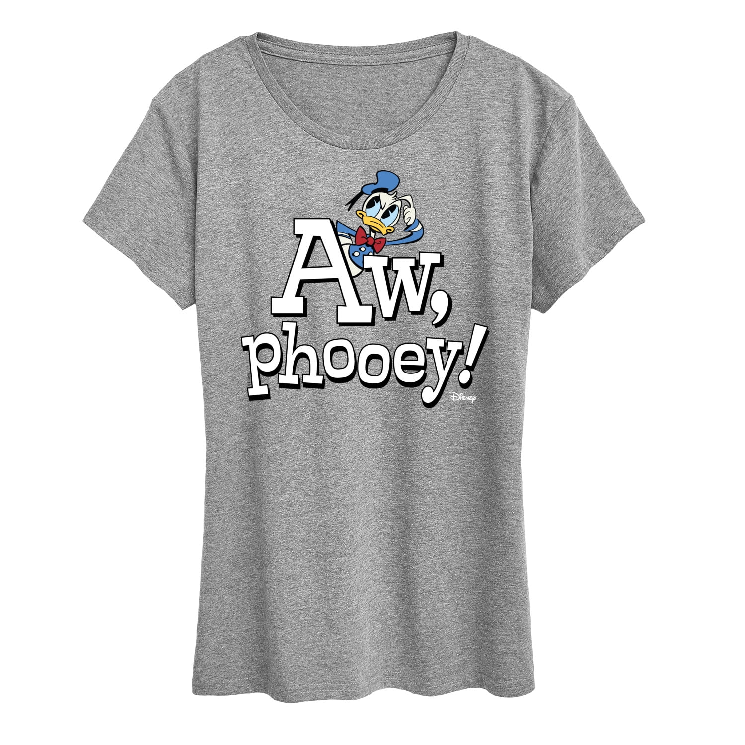 Disney - Donald Duck - Aw, Phooey! - Women's Short Sleeve Graphic T-Shirt - Walmart.com