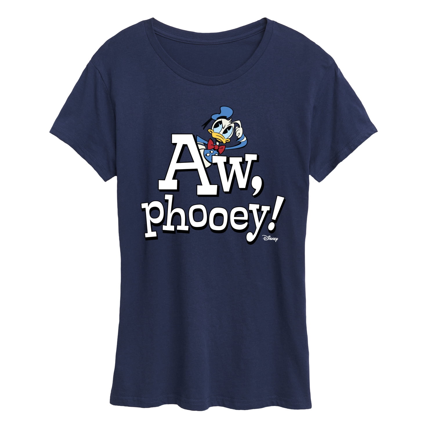 Disney - Donald Duck - Aw, Phooey! - Women's Short Sleeve Graphic T-Shirt - Walmart.com