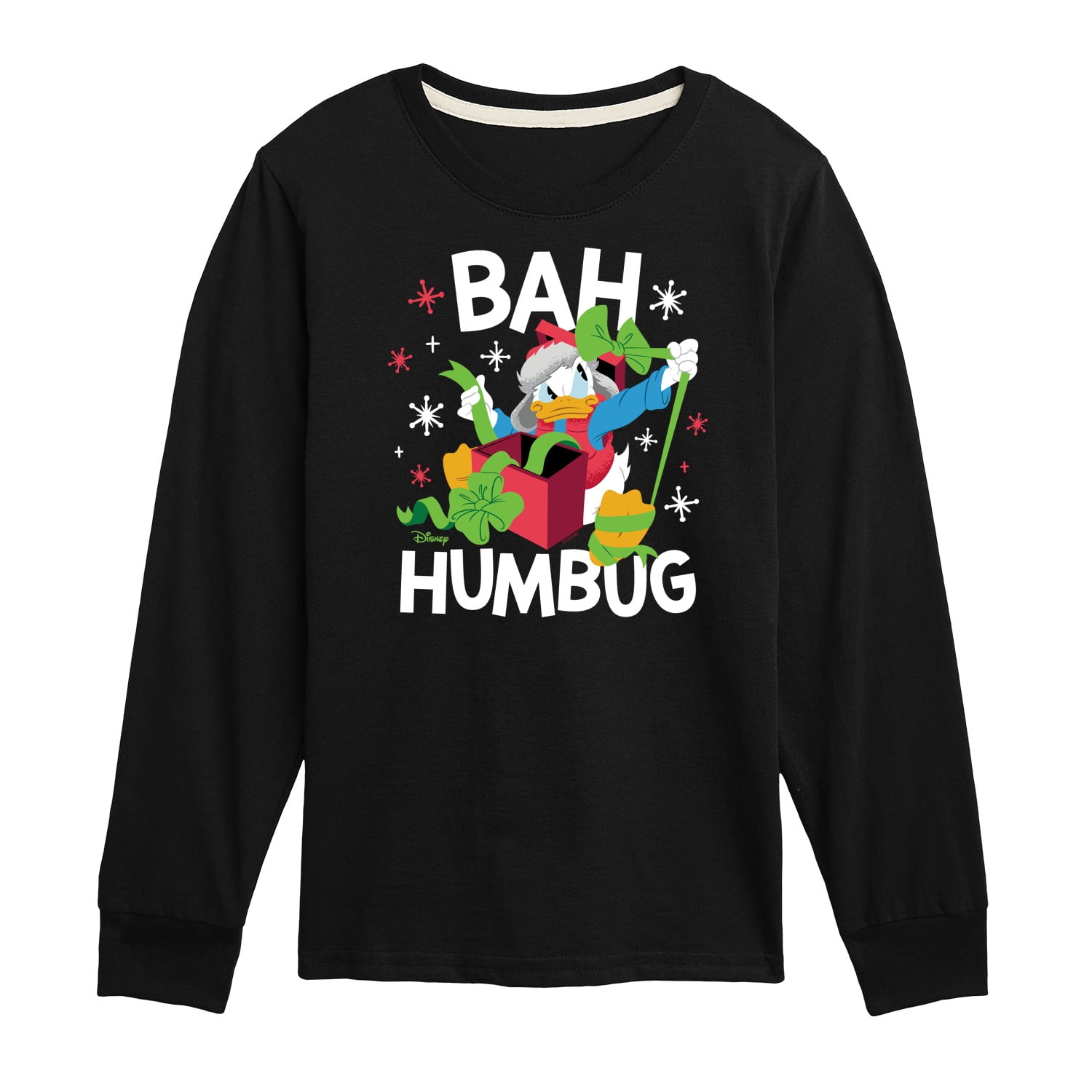 Disney - Donald Duck Bah Humbug Christmas - Toddler & Youth Long Sleeve ...