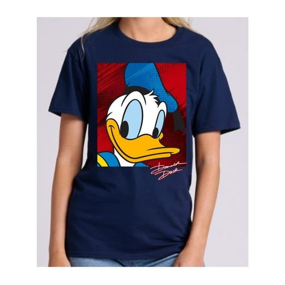 Disney Donald Duck Big Face Men's Blue Tee Large - Walmart.com