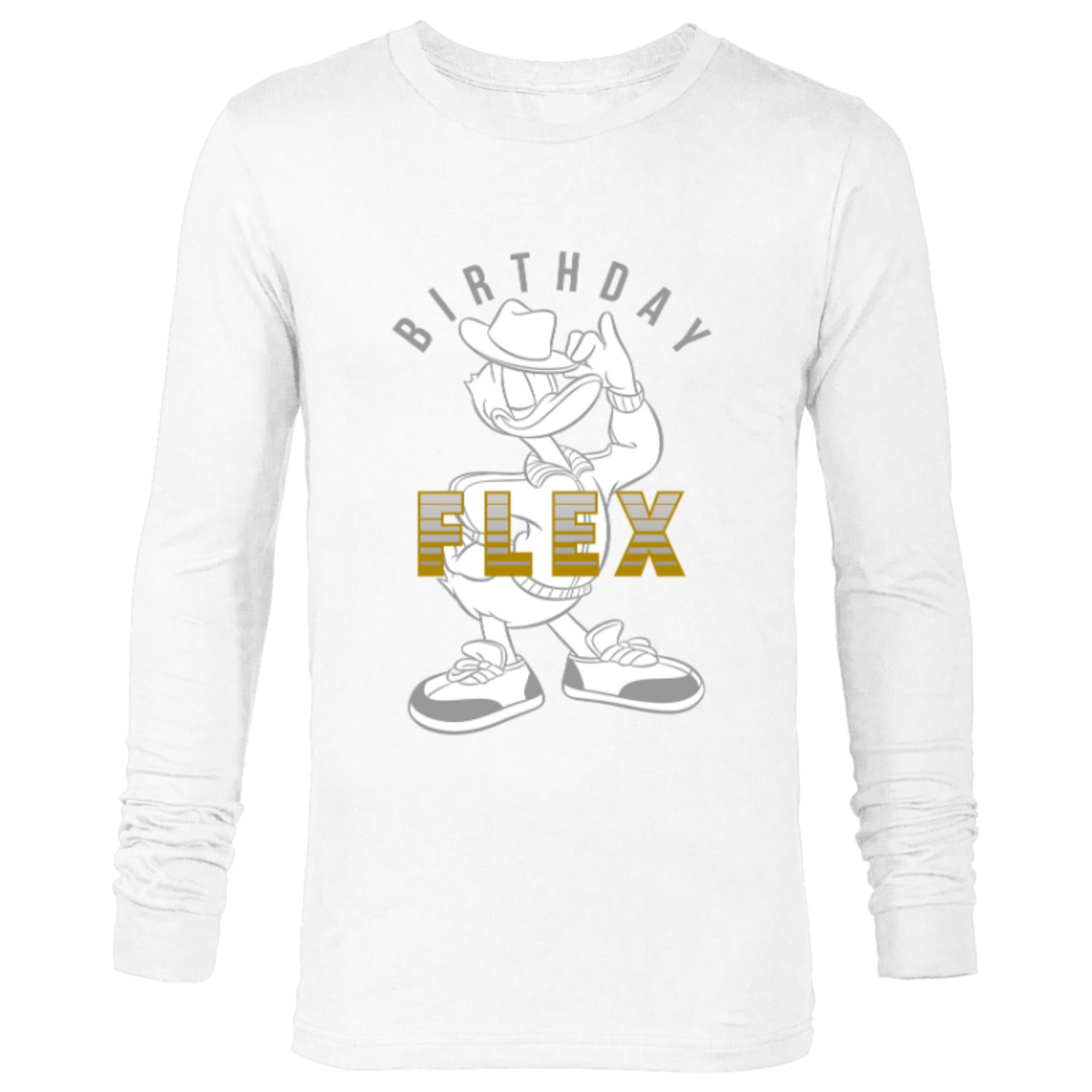 Disney Donald Duck Birthday Flex - Long Sleeve T-Shirt for Men ...