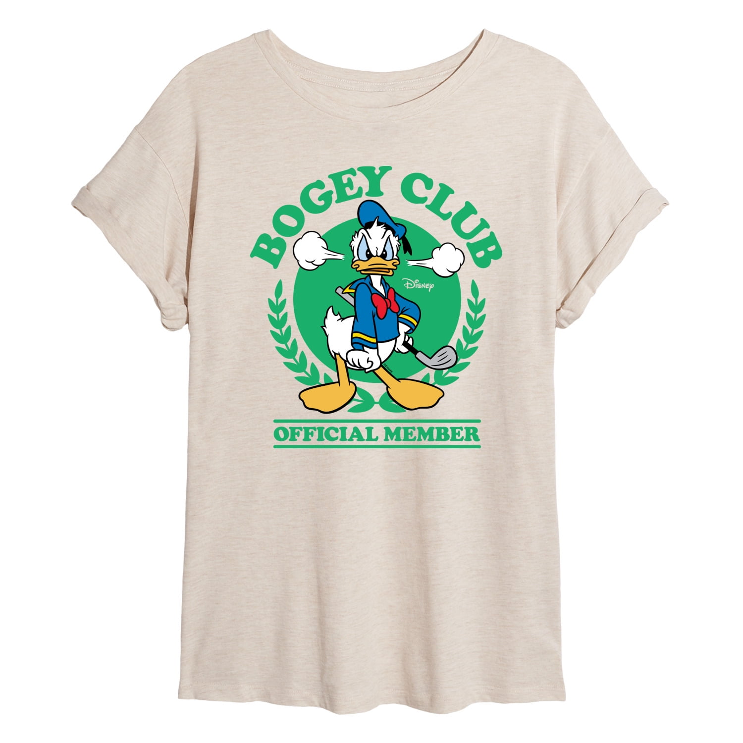 Disney - Donald Duck Bogey Club - Juniors Ideal Flowy Muscle T-Shirt ...