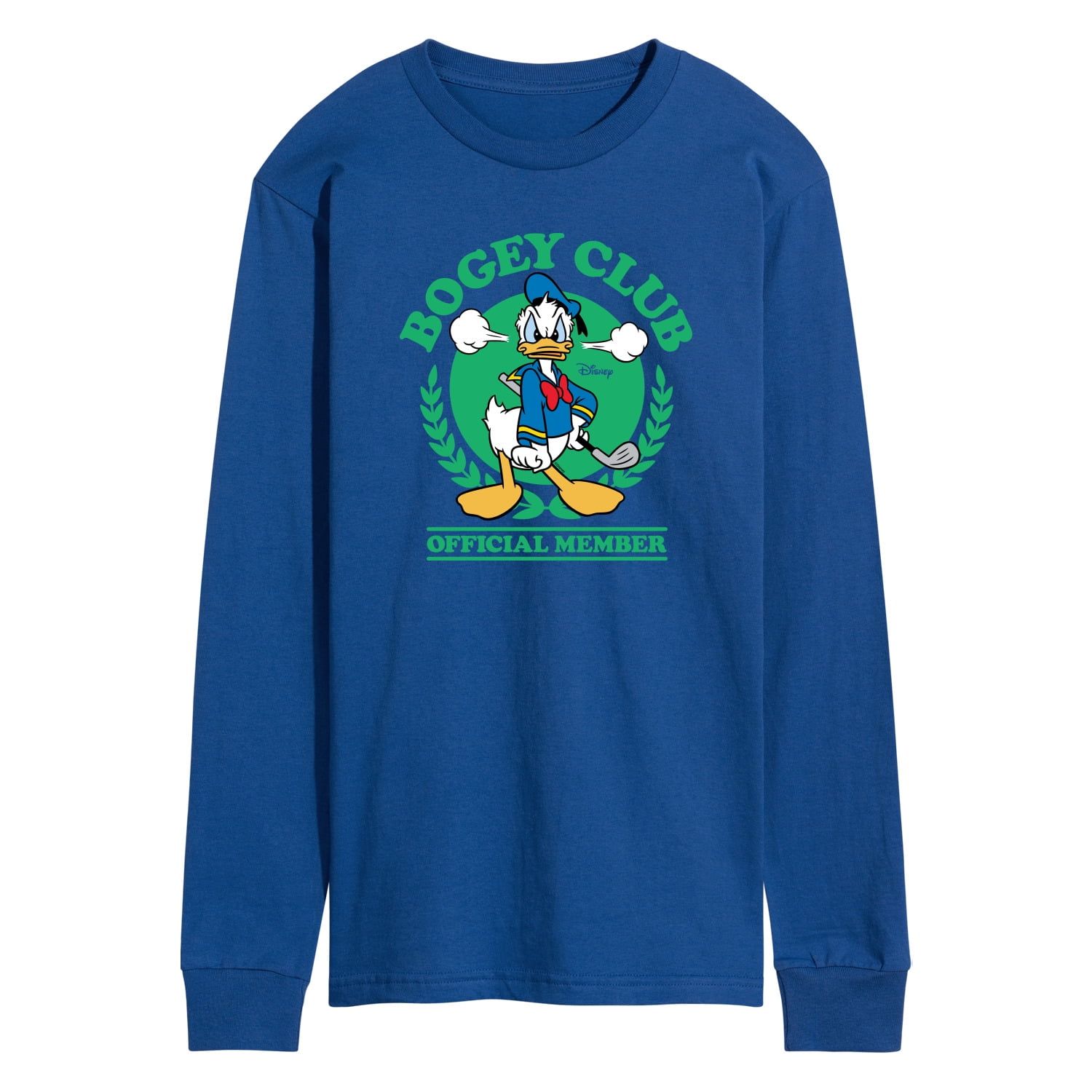 Disney - Donald Duck Bogey Club - Men's Long Sleeve T-Shirt - Walmart.com