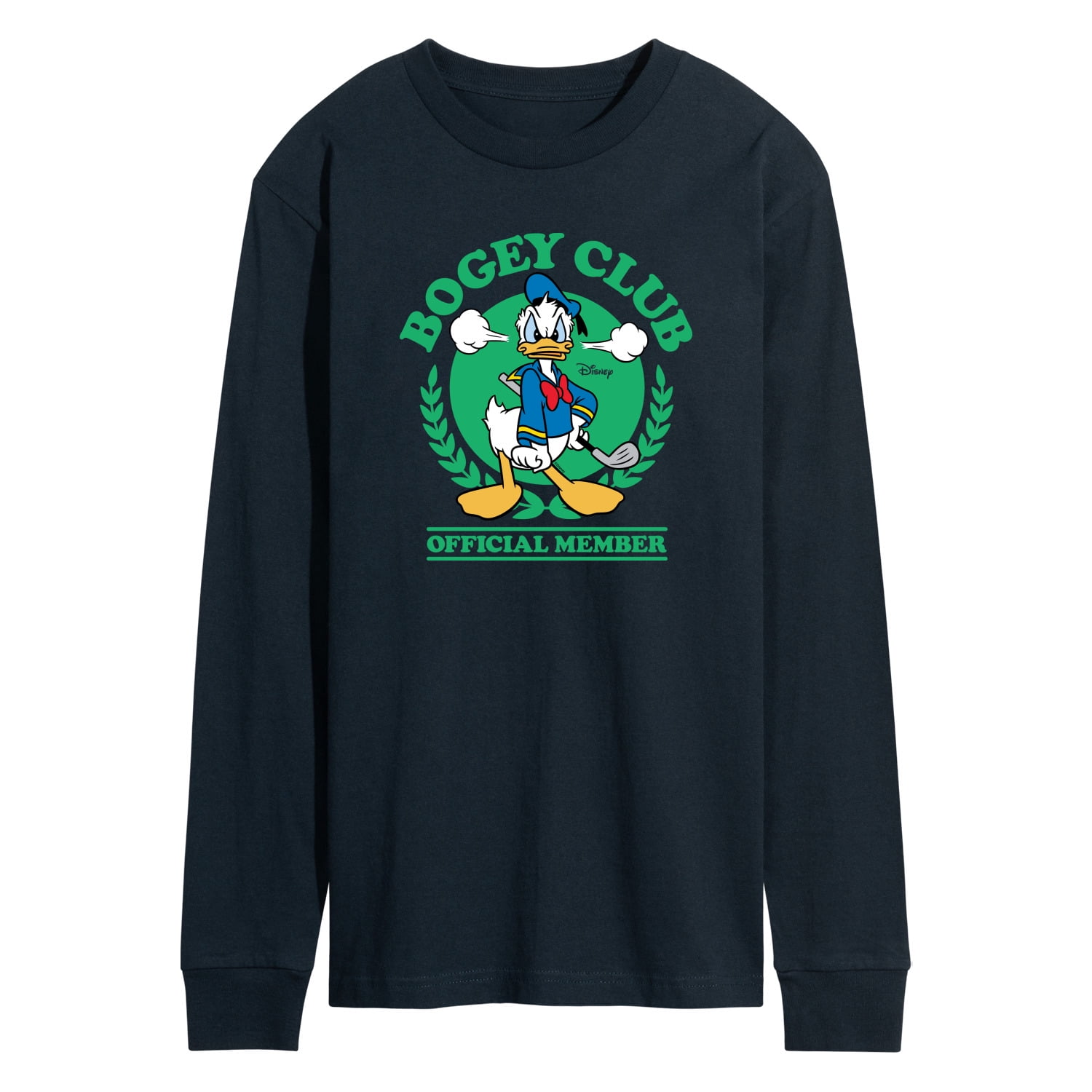 Disney - Donald Duck Bogey Club - Men's Long Sleeve T-Shirt - Walmart.com