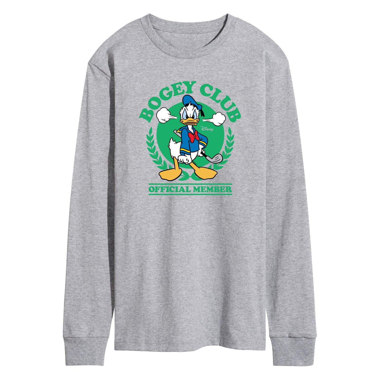 Disney - Donald Duck Bogey Club - Men's Long Sleeve T-Shirt - Walmart.com