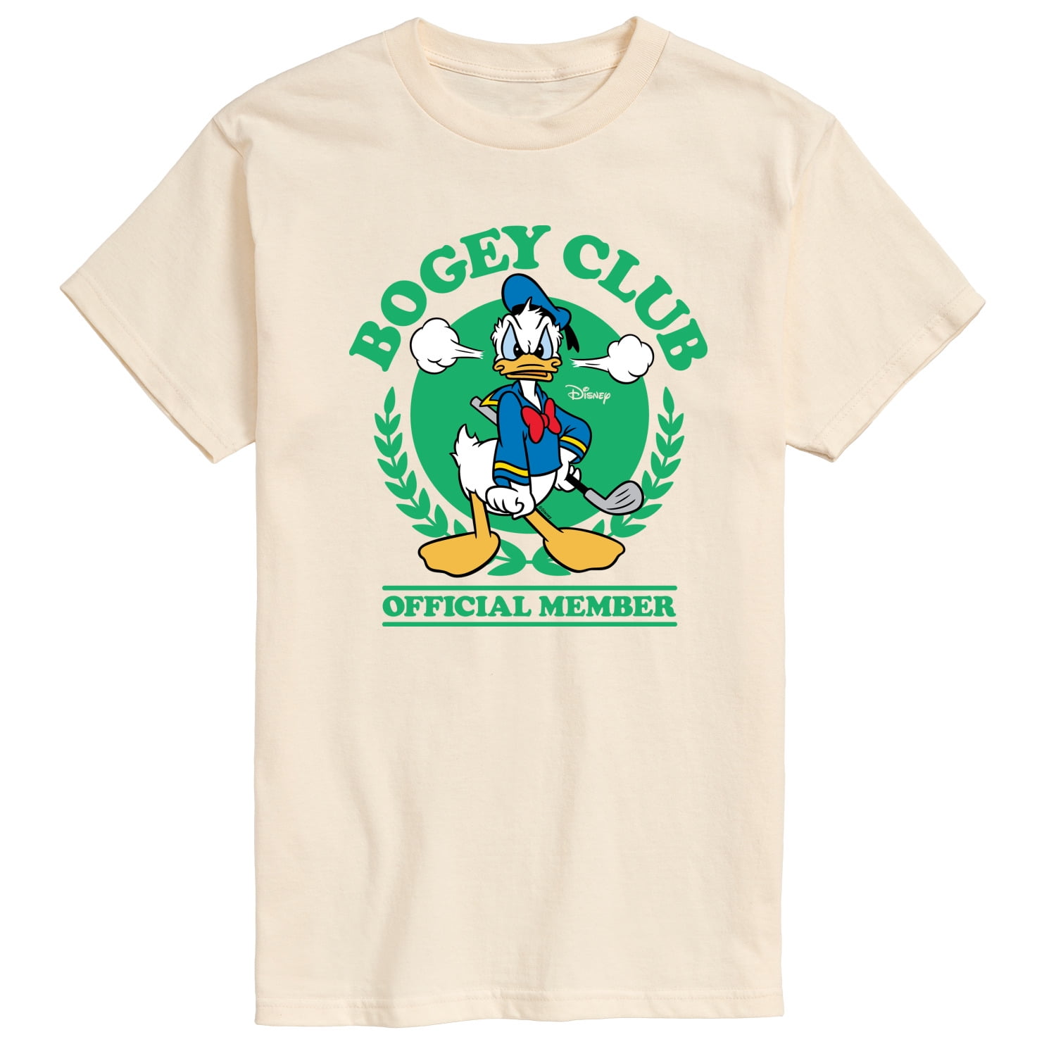 Disney - Donald Duck Bogey Club - Men's Short Sleeve Graphic T-Shirt ...