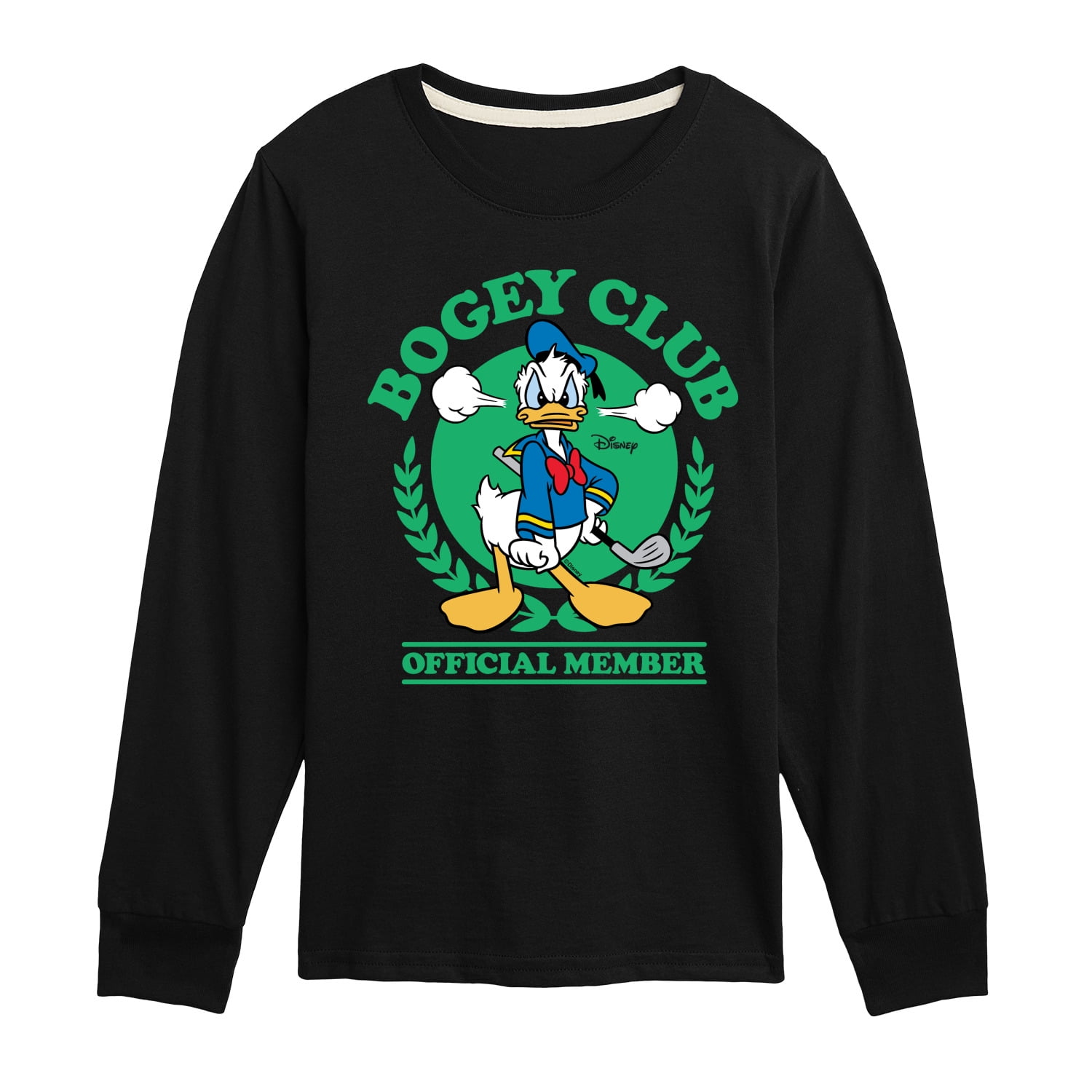 Disney - Donald Duck Bogey Club - Toddler & Youth Long Sleeve Graphic T ...