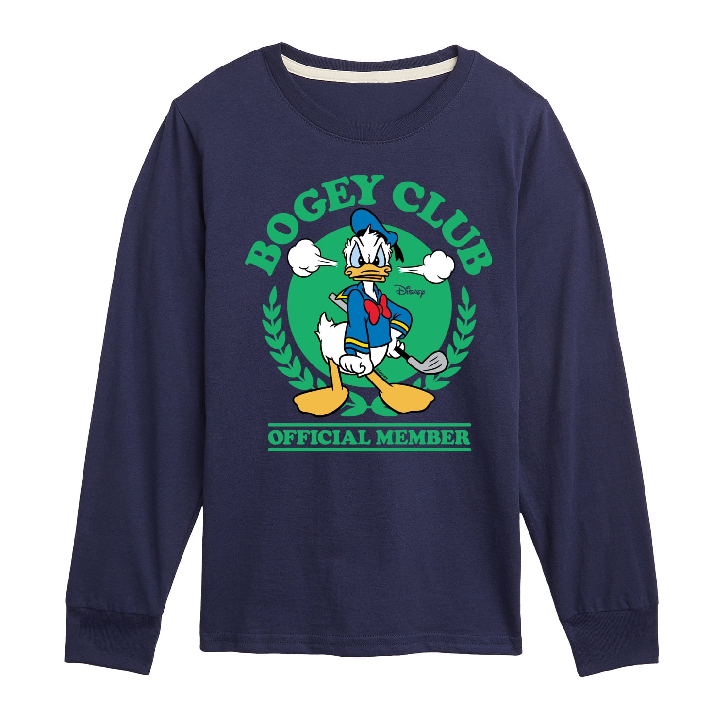 Disney - Donald Duck Bogey Club - Toddler & Youth Long Sleeve Graphic T ...