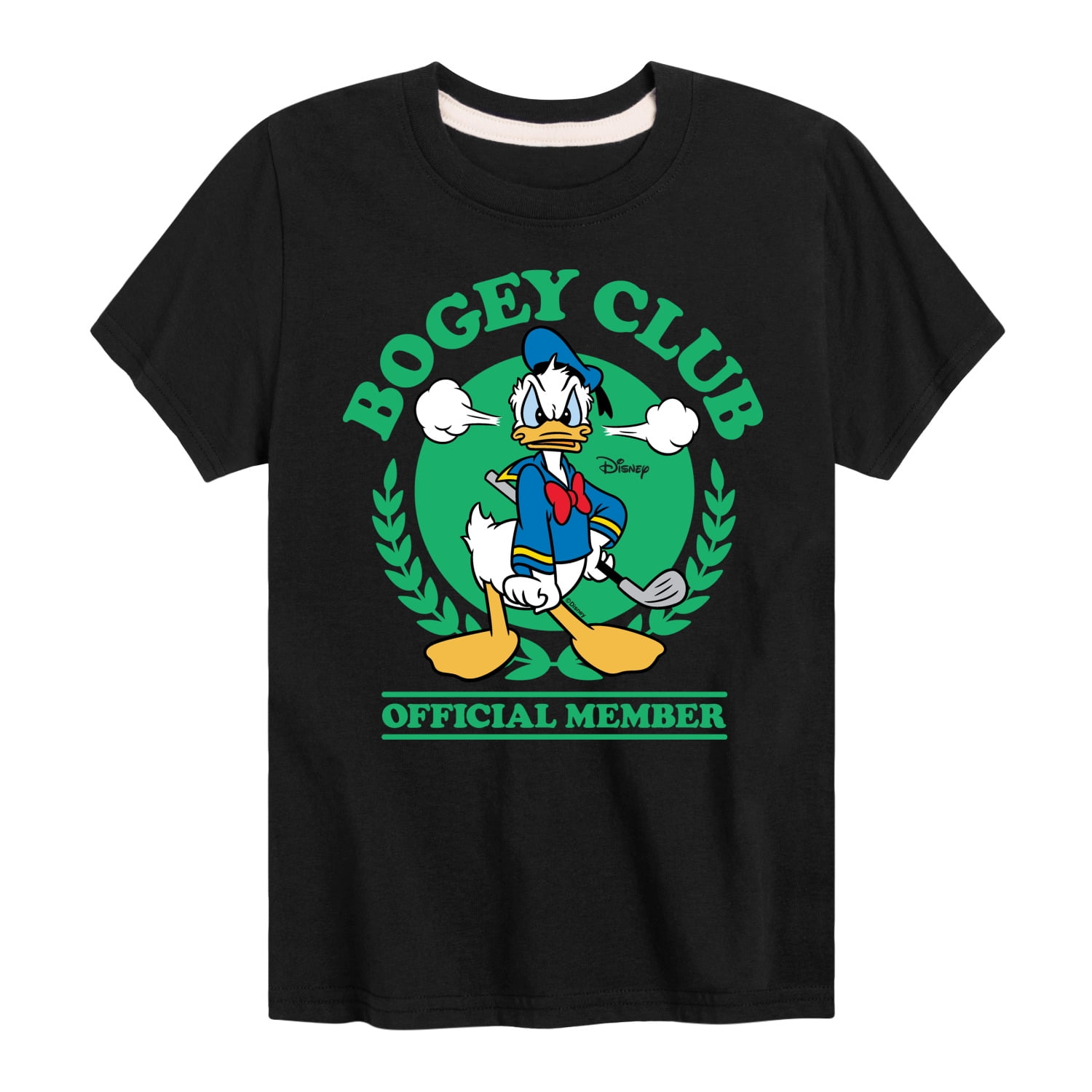 Disney - Donald Duck Bogey Club - Toddler & Youth Short Sleeve Graphic ...