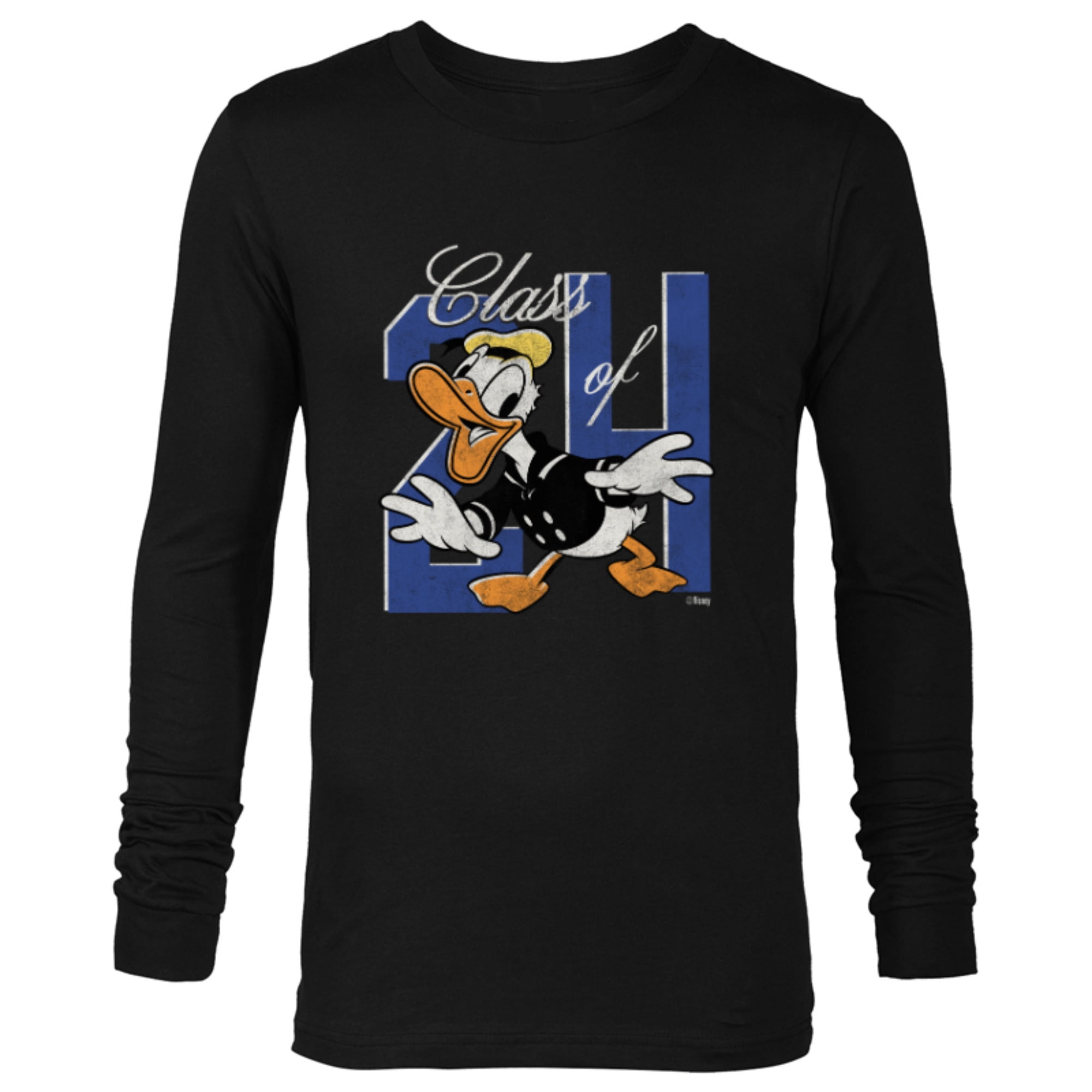 Disney Donald Duck Class of ‘24 Graduation 2024 Retro - Long Sleeve T ...