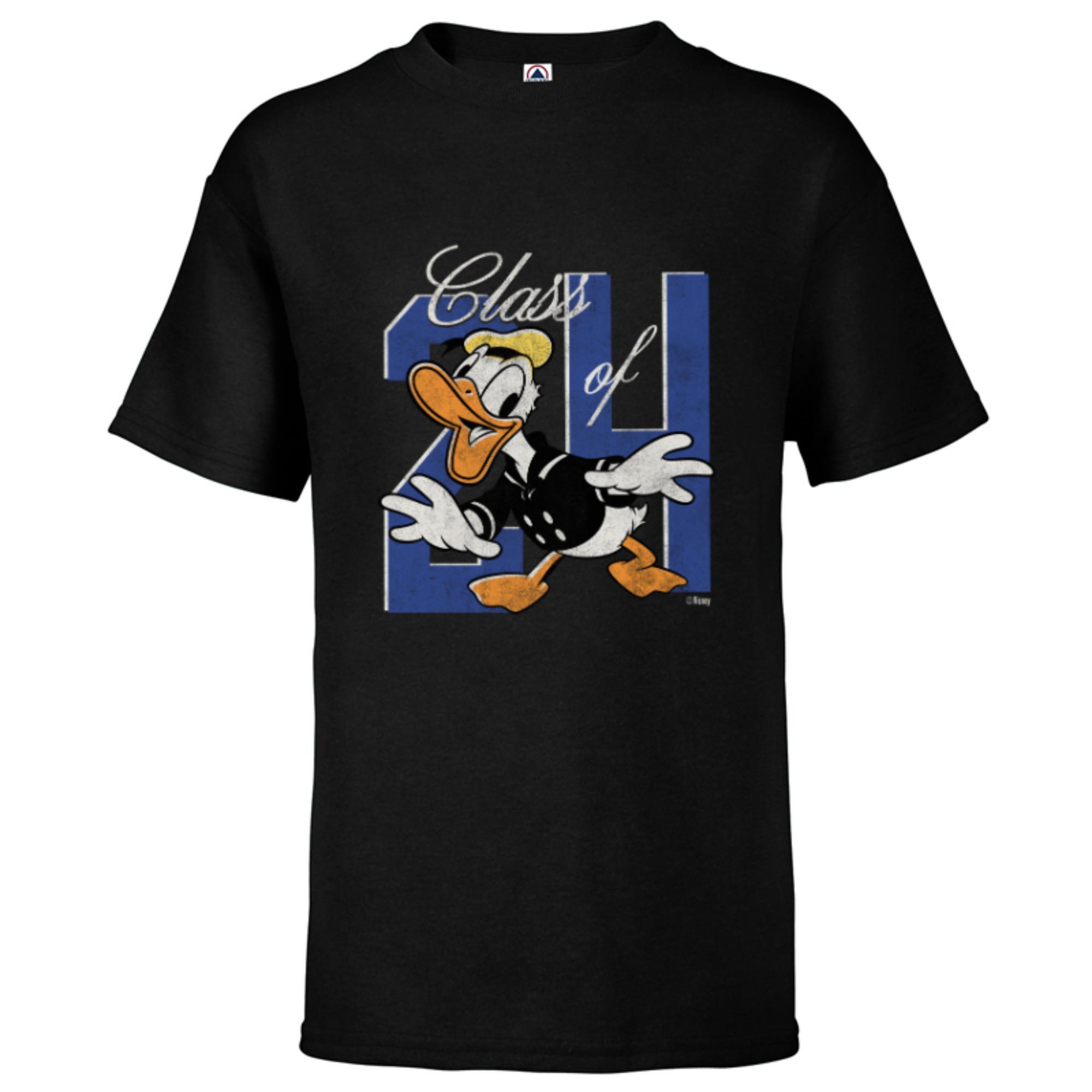 Disney Donald Duck Class of ‘24 Graduation 2024 Retro - Short Sleeve T ...