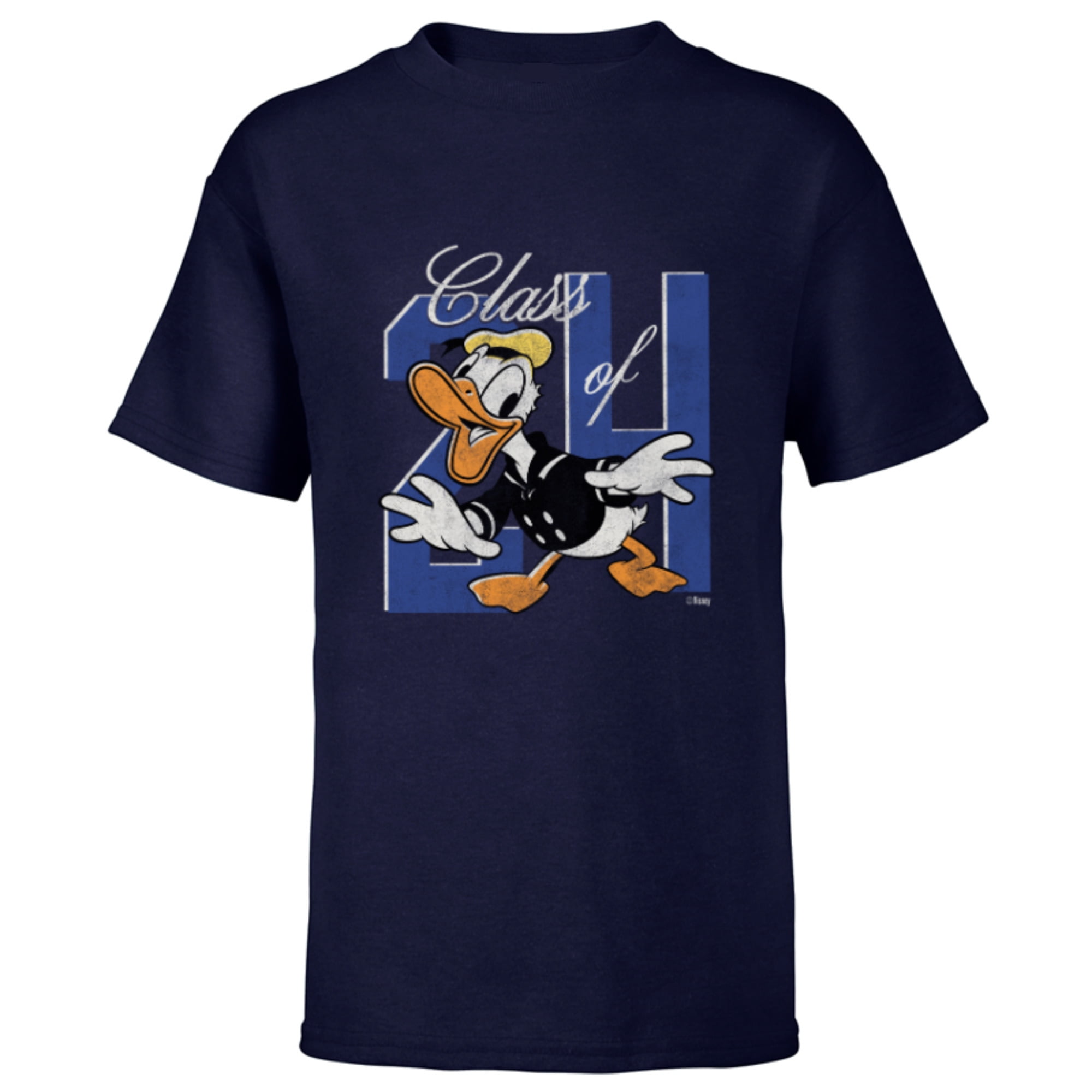 Disney Donald Duck Class of ‘24 Graduation 2024 Retro - Short Sleeve T ...