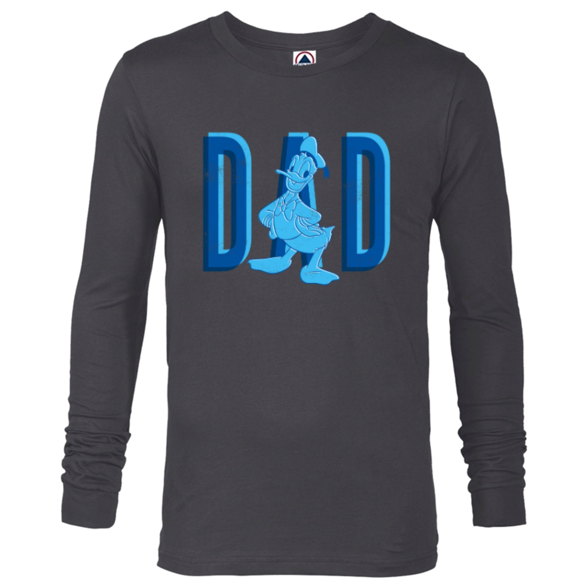 Disney Donald Duck Dad - Long Sleeve T-Shirt for Men - Customized ...