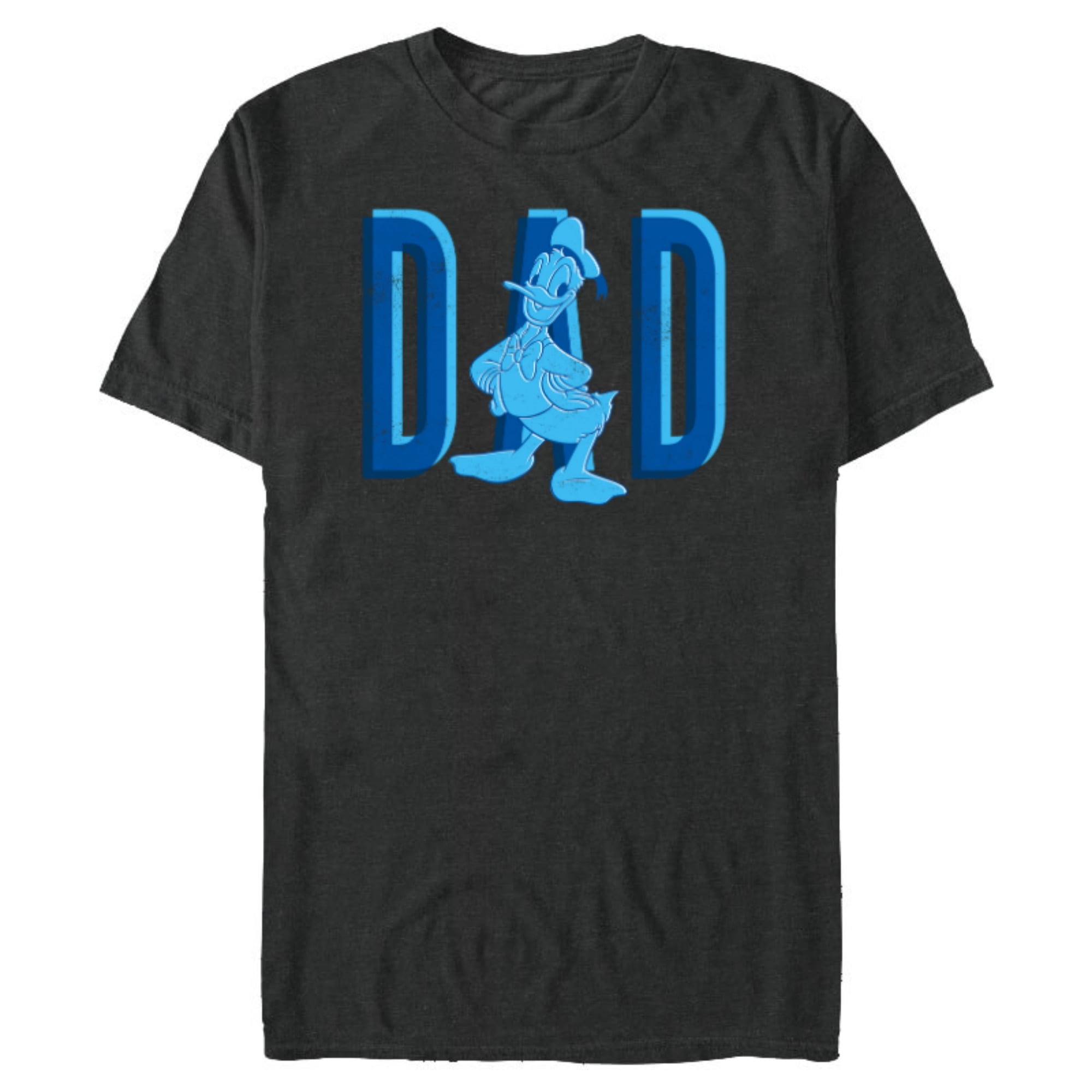 Disney Donald Duck Dad - Short Sleeve Blended T-Shirt for Adults ...