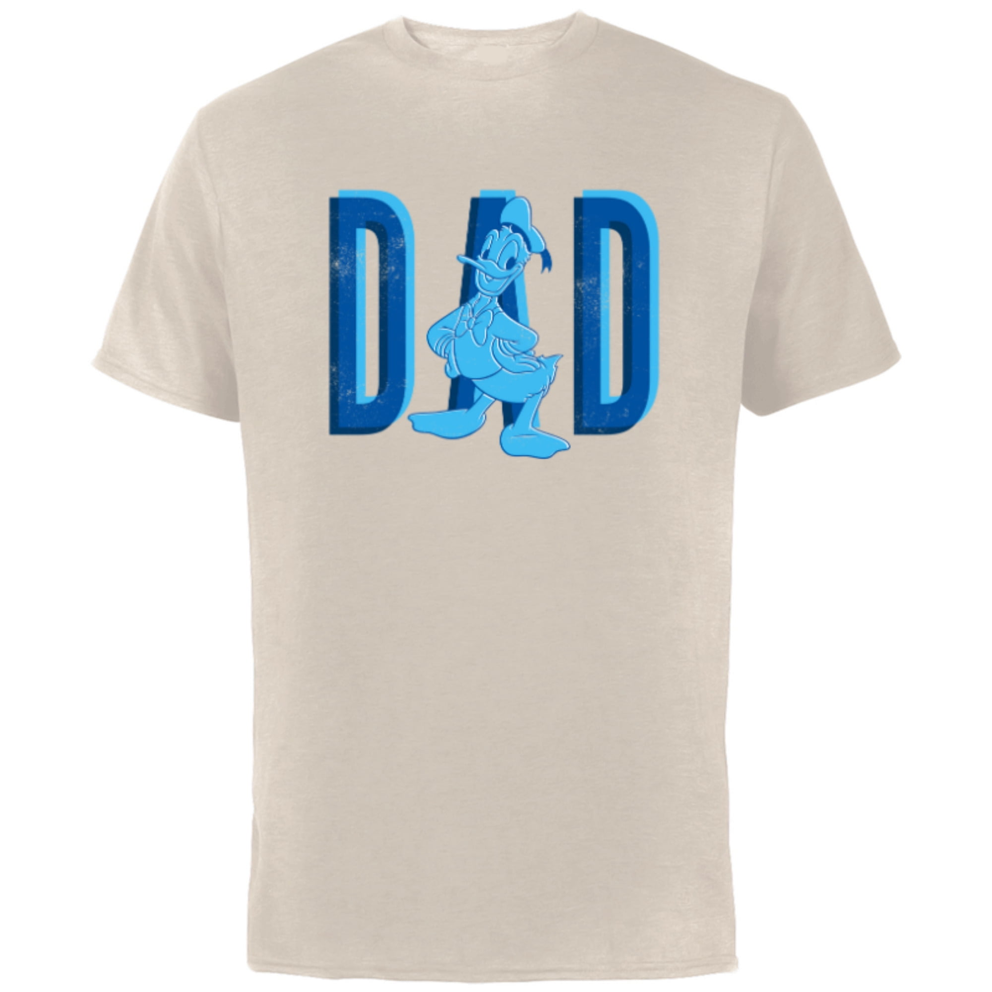 Disney Donald Duck Dad - Short Sleeve Cotton T-Shirt for Adults ...