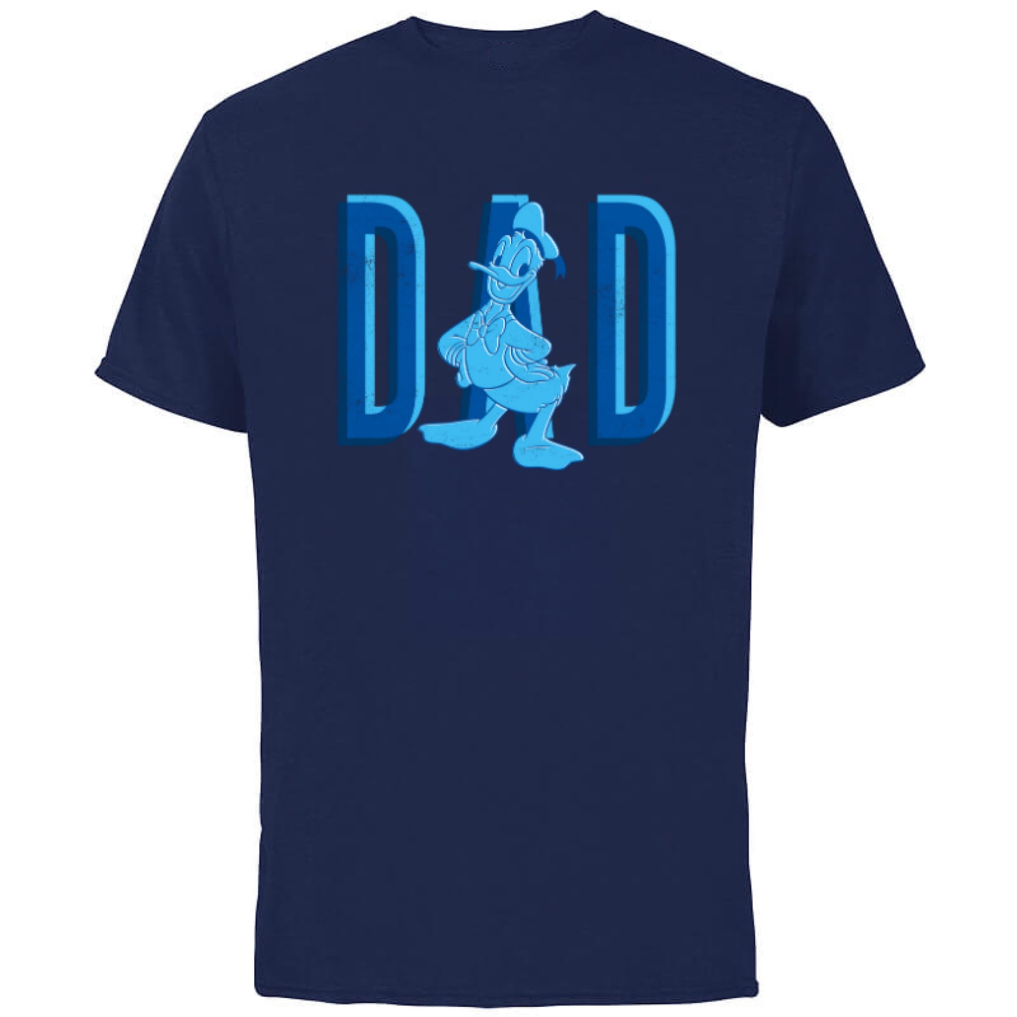 Disney Donald Duck Dad - Short Sleeve Cotton T-Shirt for Adults ...